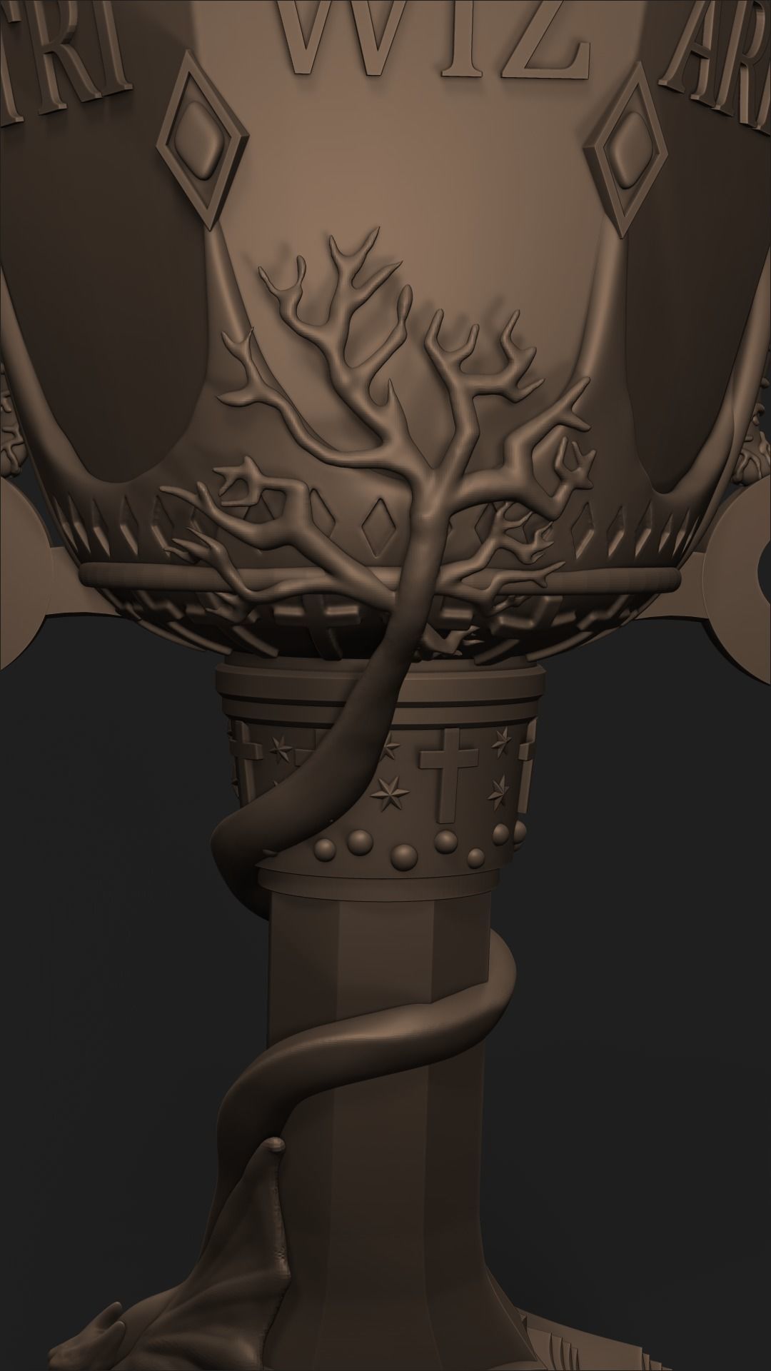 Triwizard cup 3D model 3D printable | CGTrader
