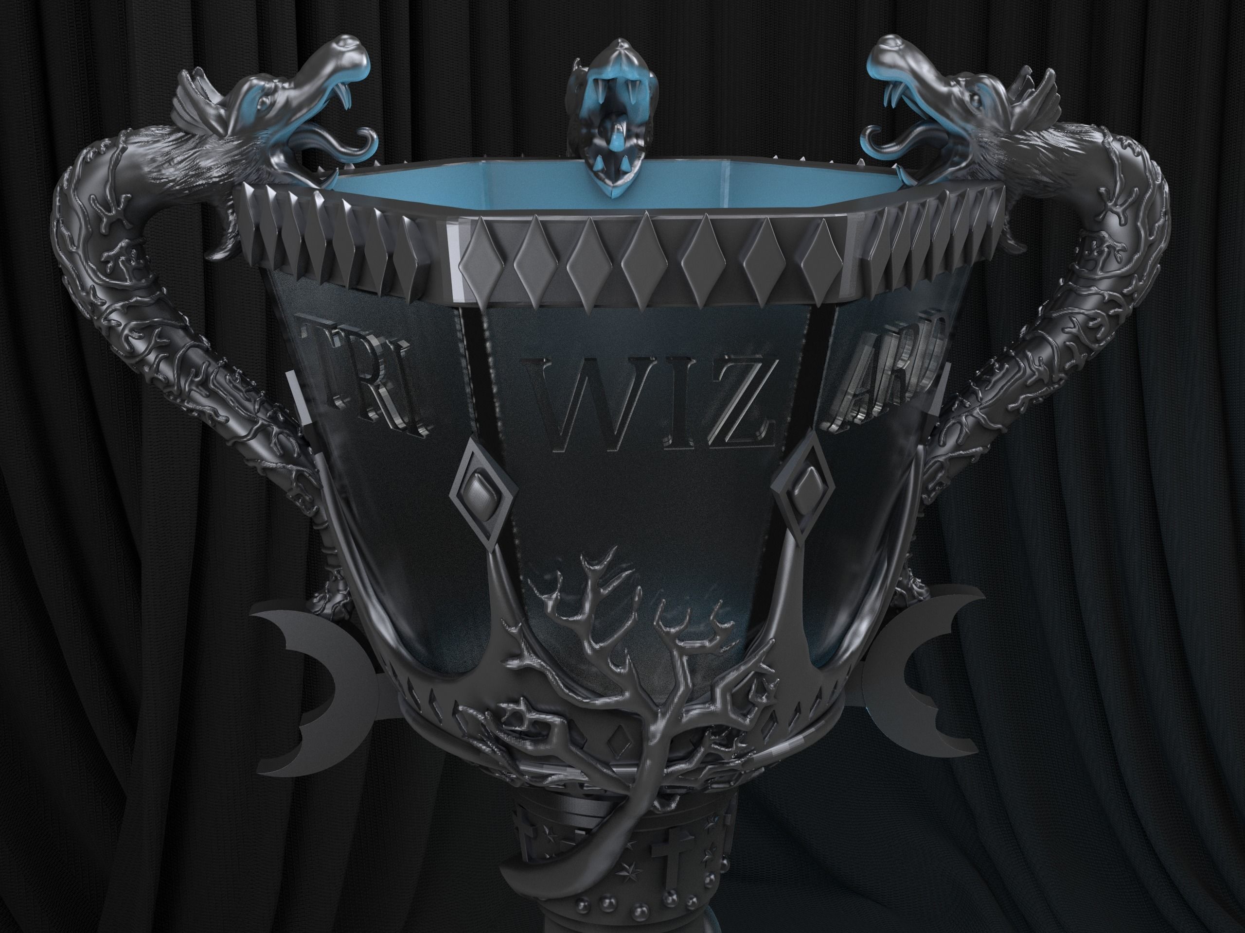 Triwizard cup 3D model 3D printable | CGTrader