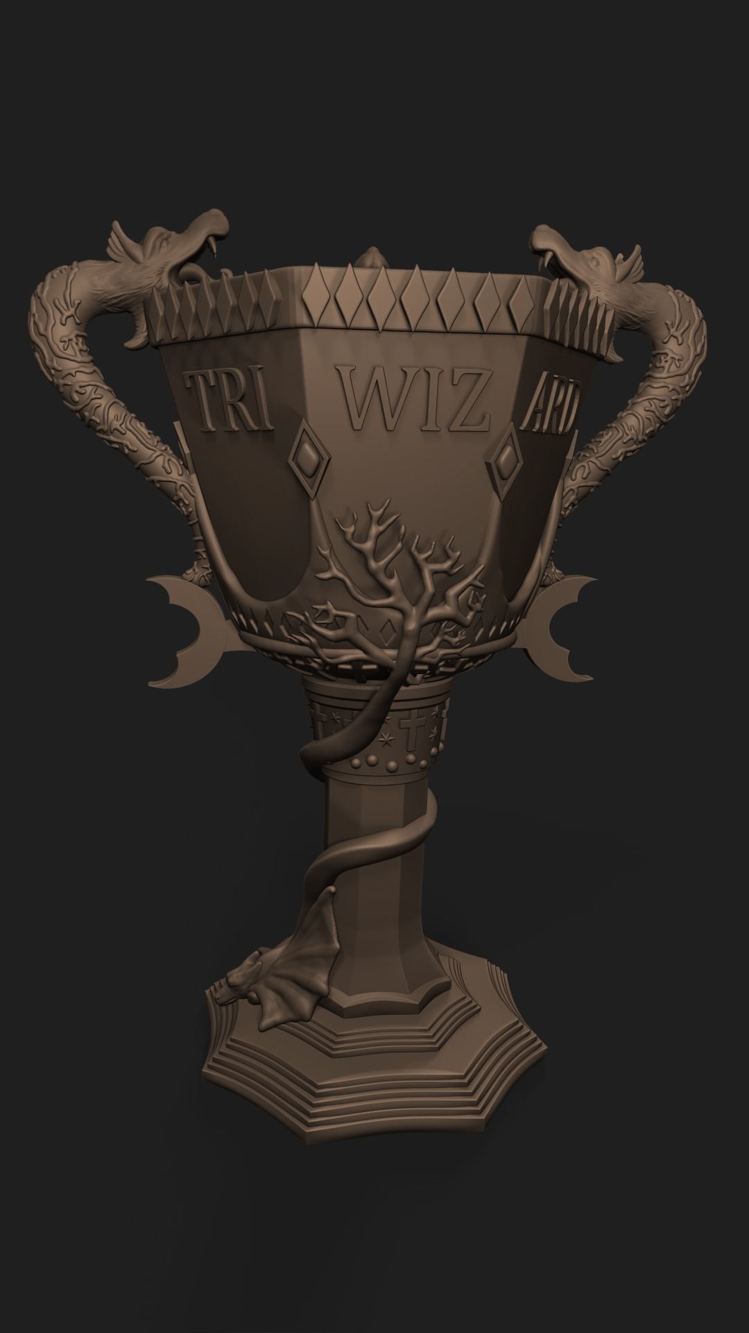 Triwizard cup 3D model 3D printable | CGTrader