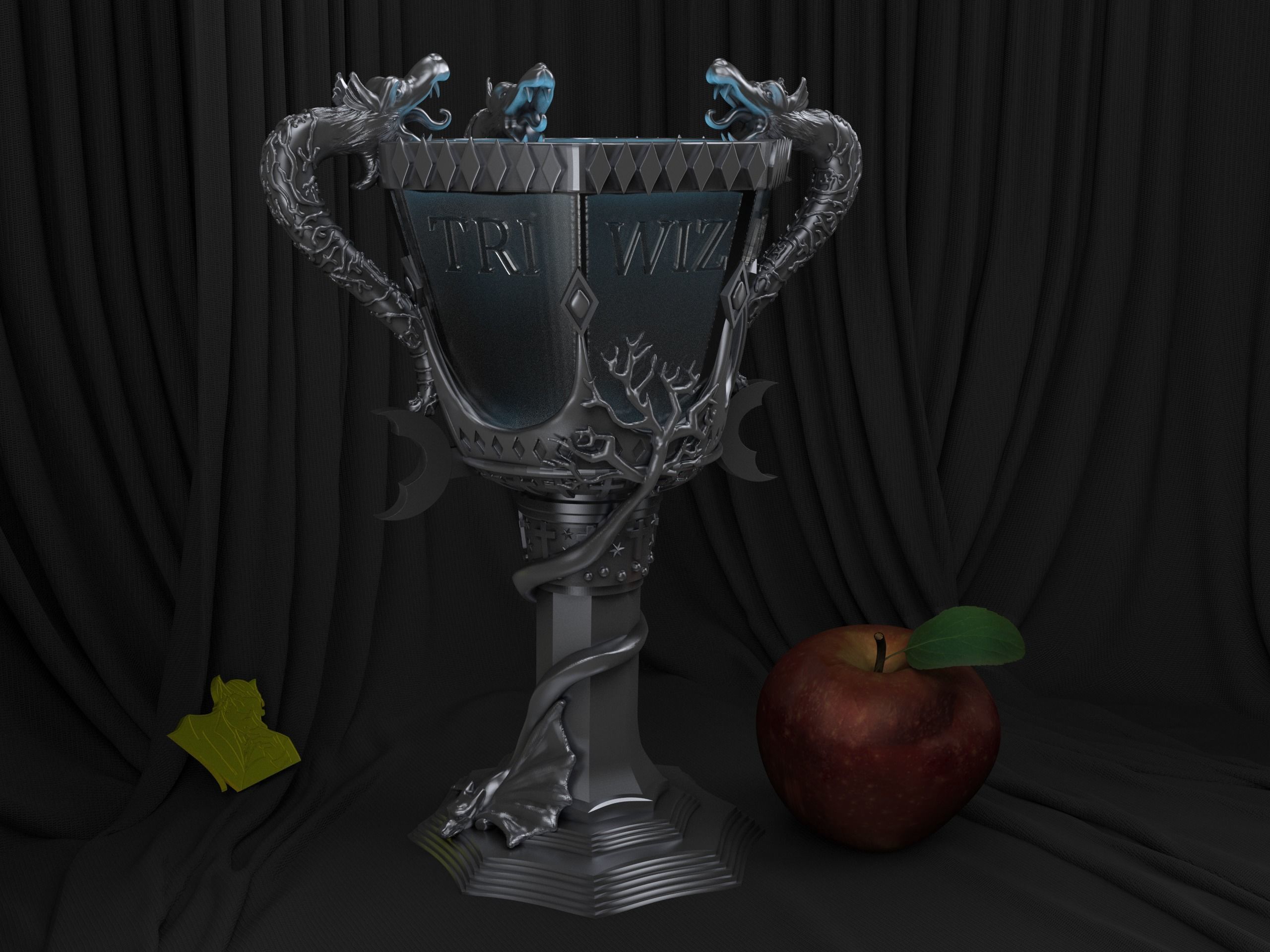 Triwizard cup 3D model 3D printable | CGTrader