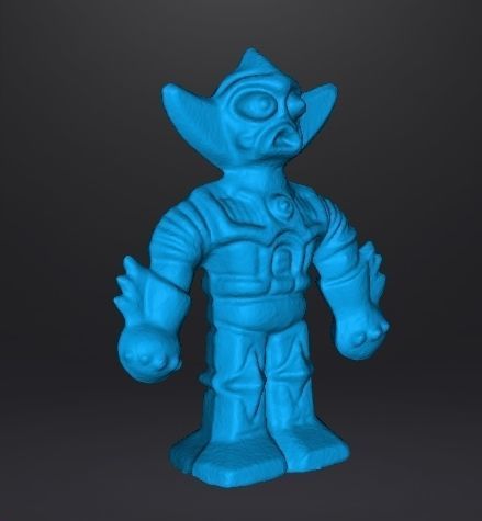 MONOCHROMATIC MARTIAN VINTAGE FIGURE MODEL TOY ALIEN 70s 3D model 3D ...