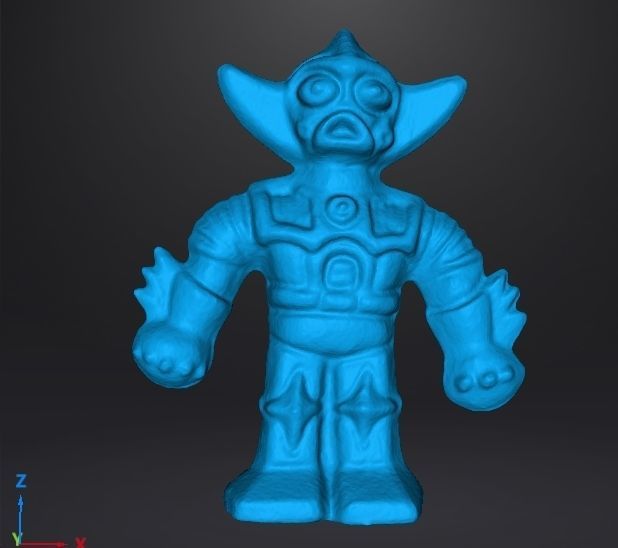 MONOCHROMATIC MARTIAN VINTAGE FIGURE MODEL TOY ALIEN 70s 3D model 3D ...