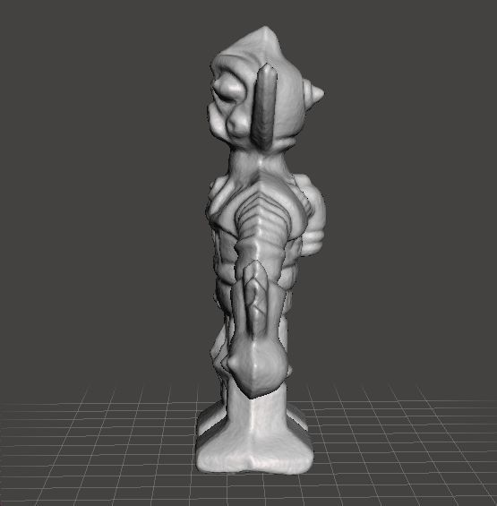 MONOCHROMATIC MARTIAN VINTAGE FIGURE MODEL TOY ALIEN 70s 3D model 3D ...