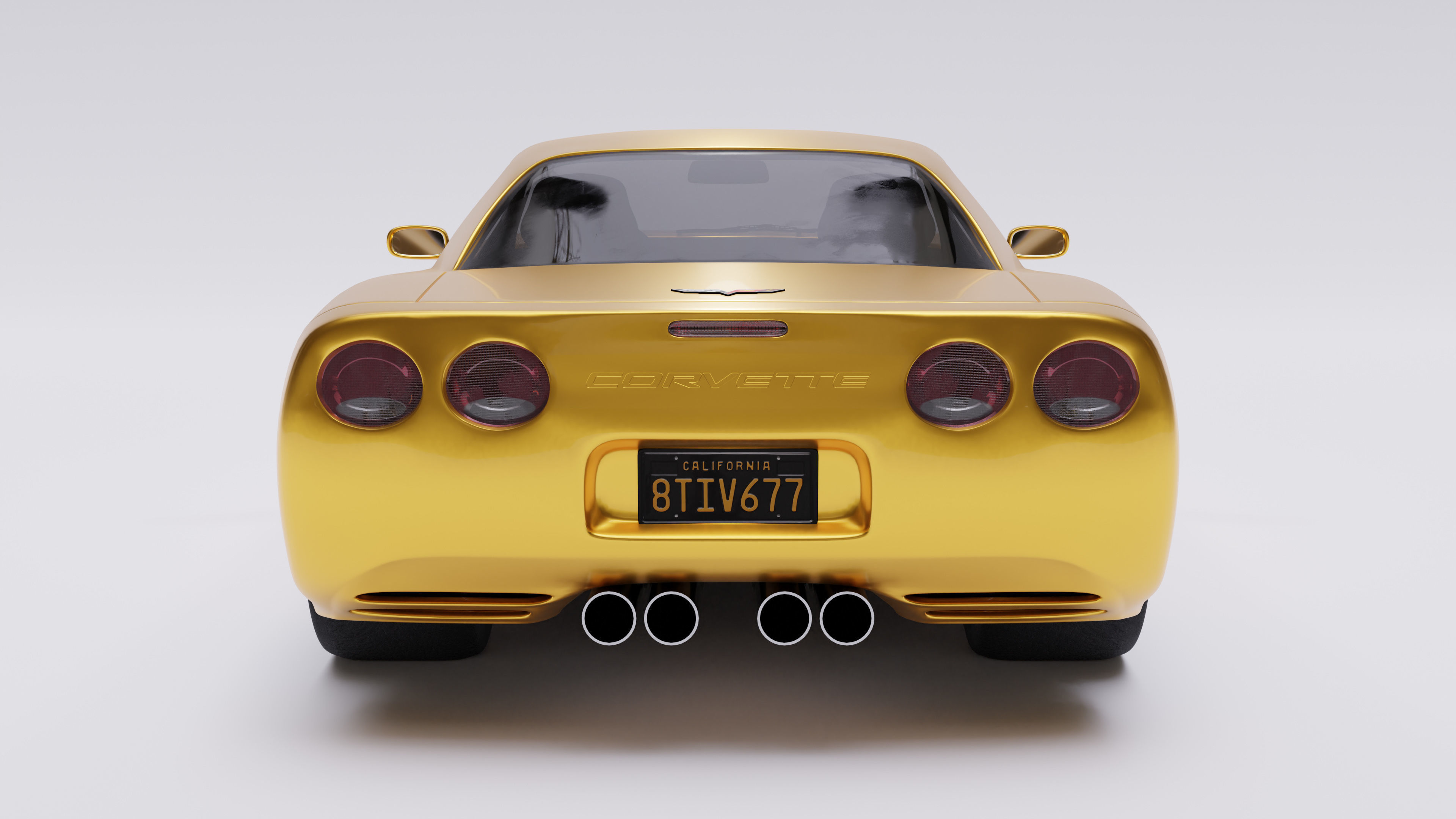 Chevrolet Corvette C5 Z06 -97 Rigged 3D model rigged | CGTrader