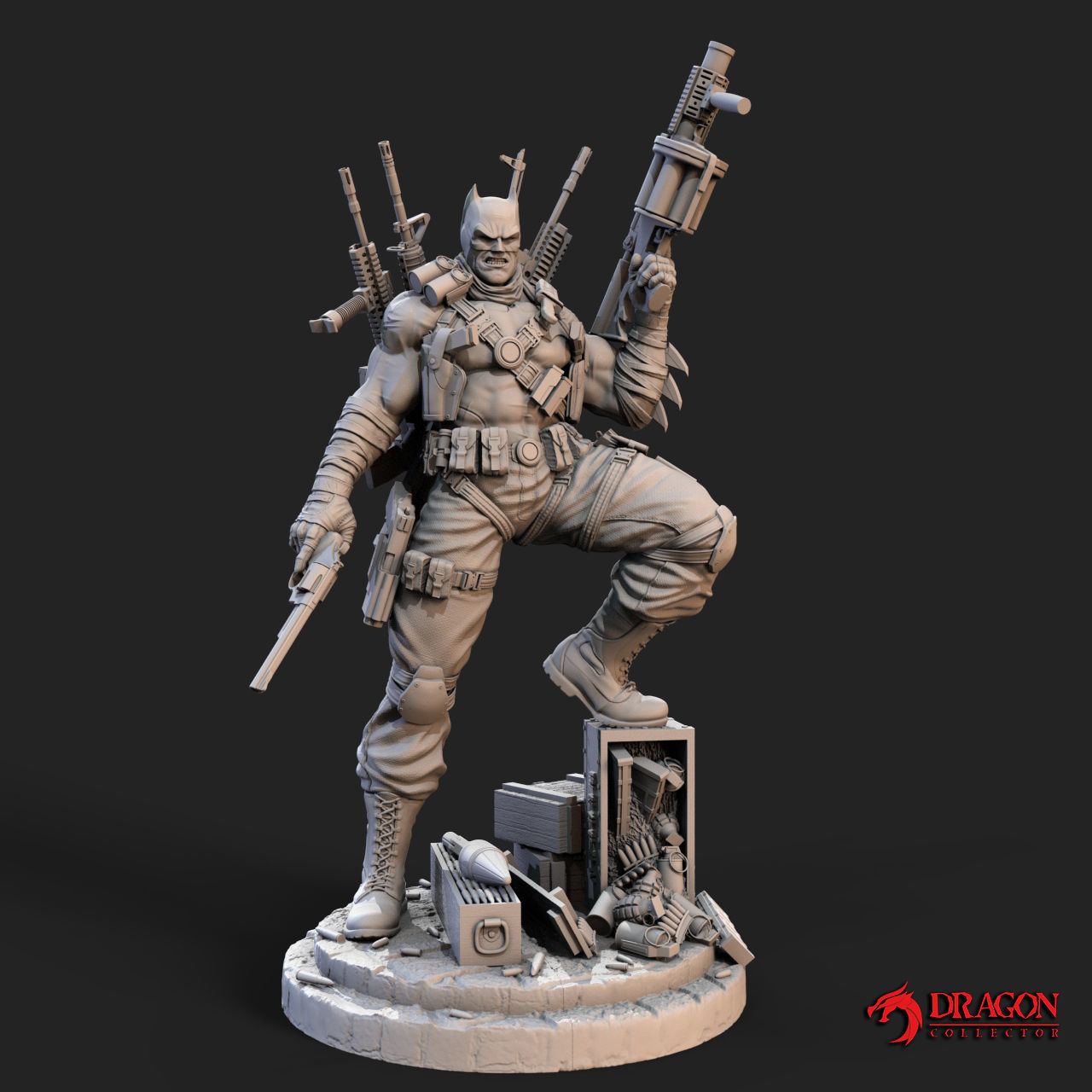 BATMAN - GRIM KNIGHT 3D model 3D printable | CGTrader