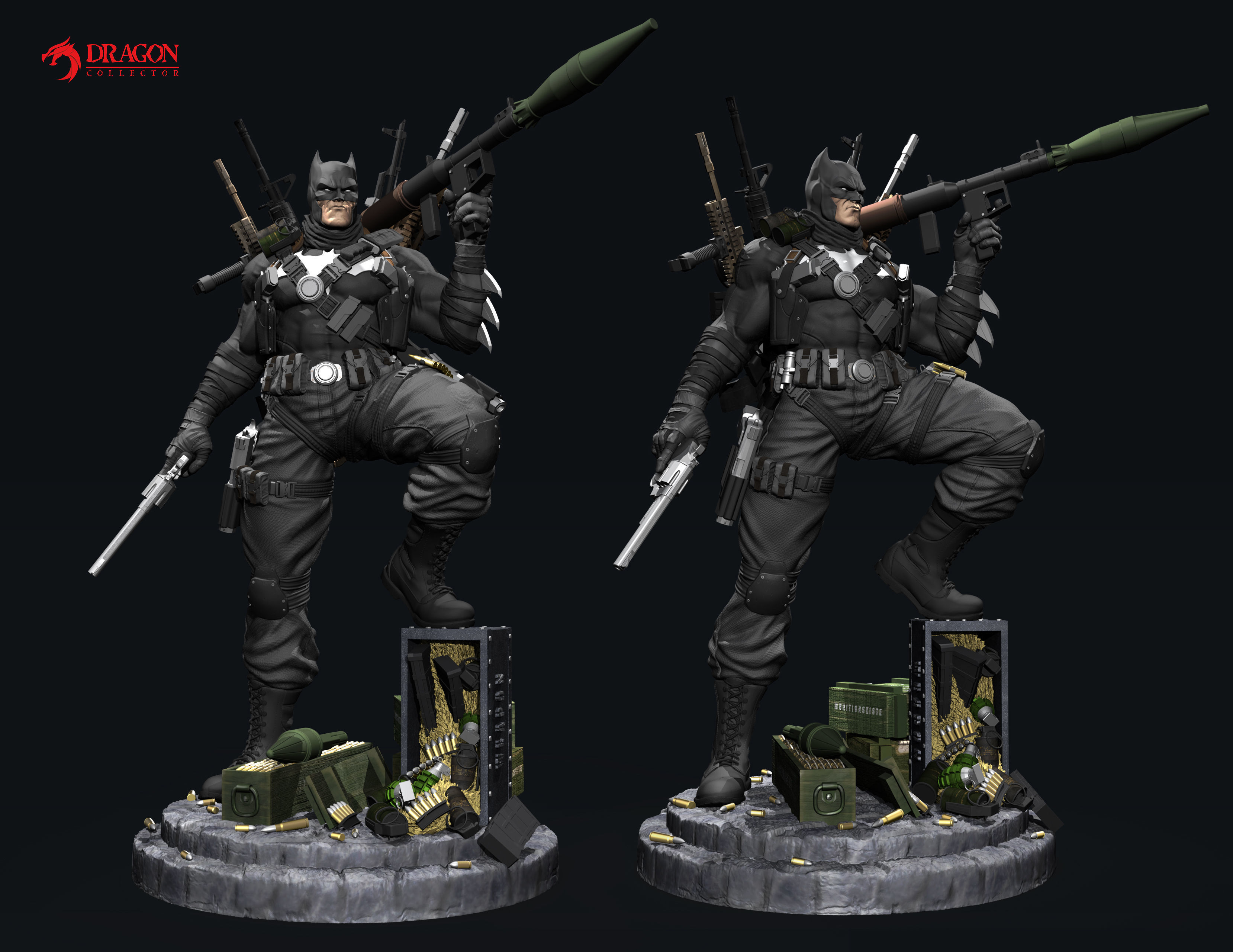 BATMAN - GRIM KNIGHT 3D model 3D printable | CGTrader