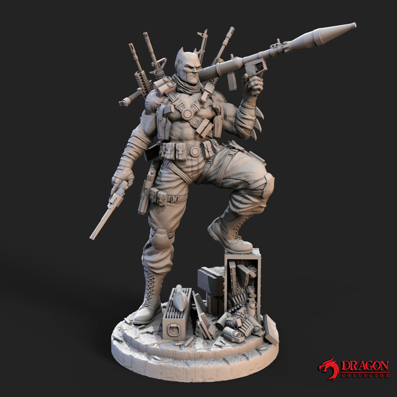 BATMAN - GRIM KNIGHT 3D model 3D printable | CGTrader