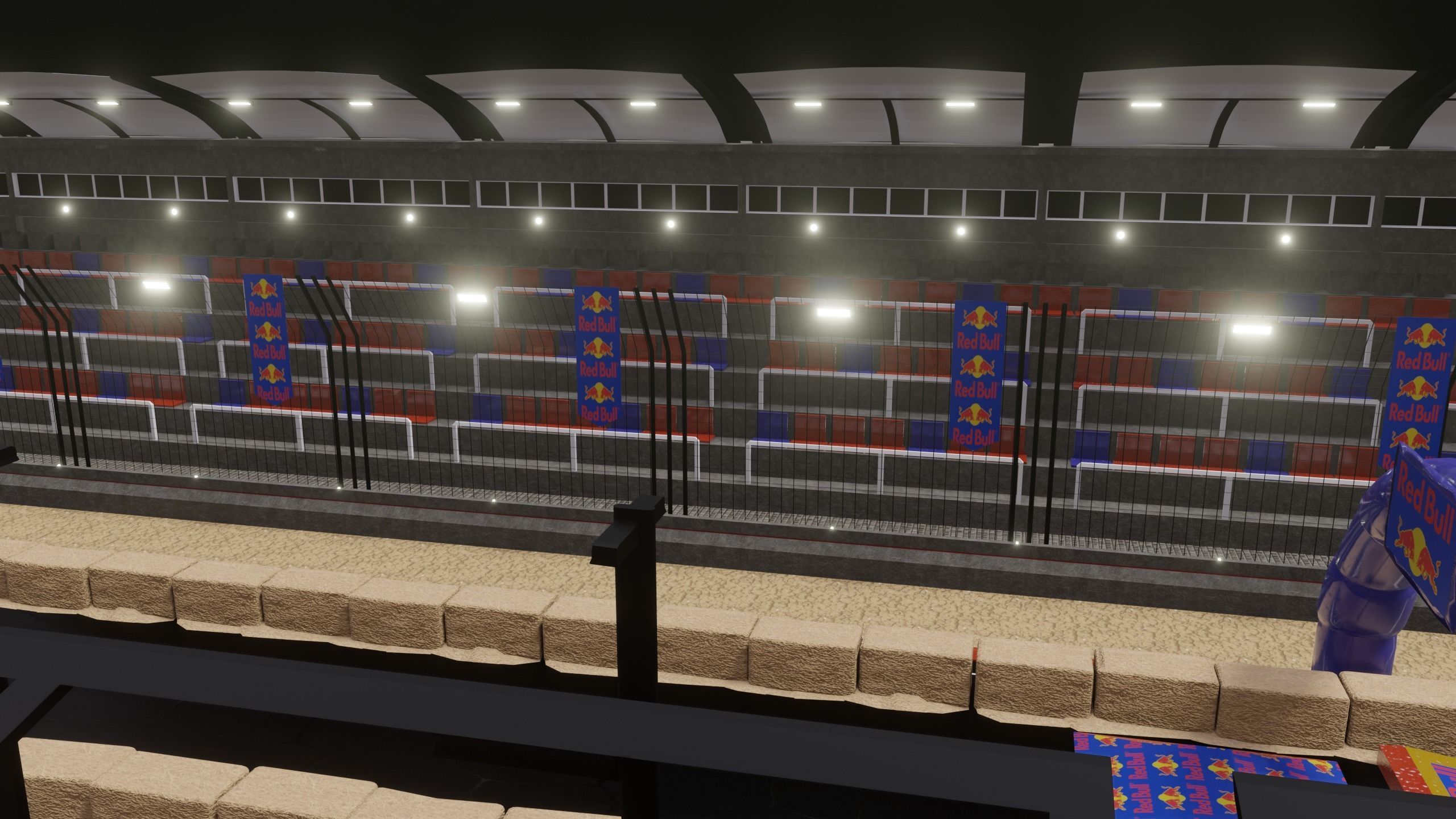 3D model Asset Generic Race Track Red Bull VR / AR / low-poly | CGTrader