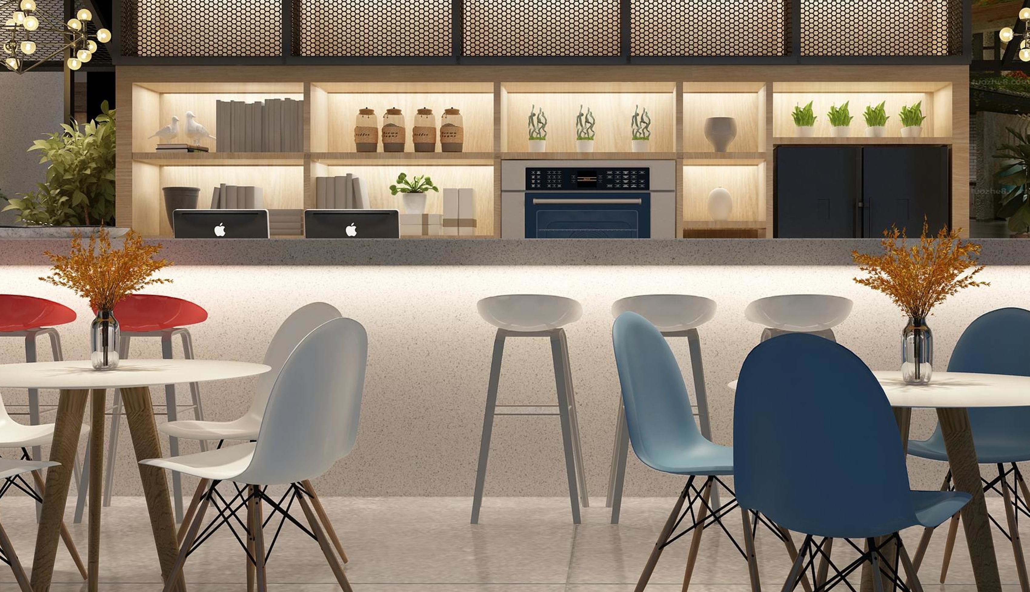 Modern and area rest office 3D model | CGTrader