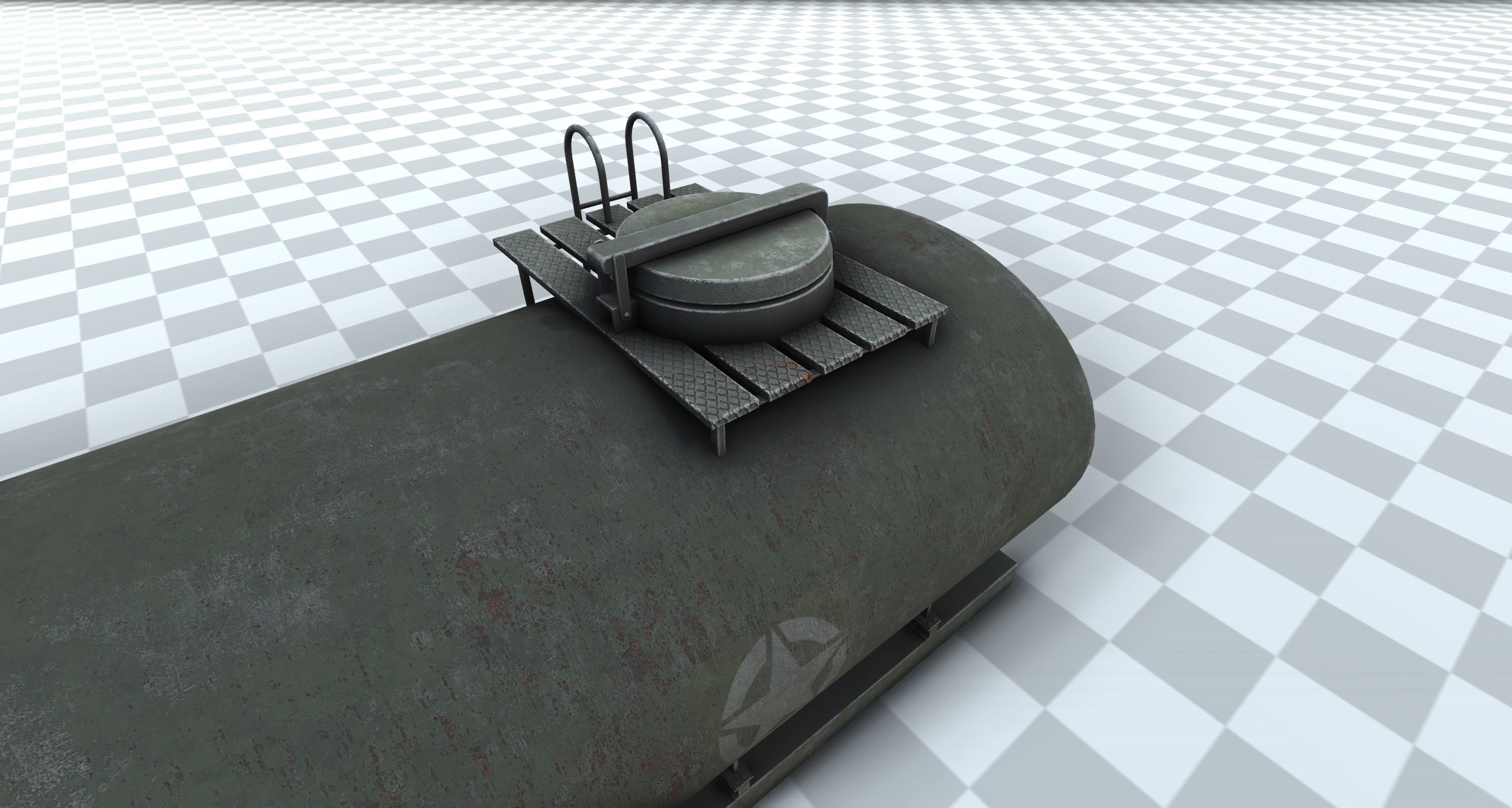Military Gas Tank 3D model | CGTrader