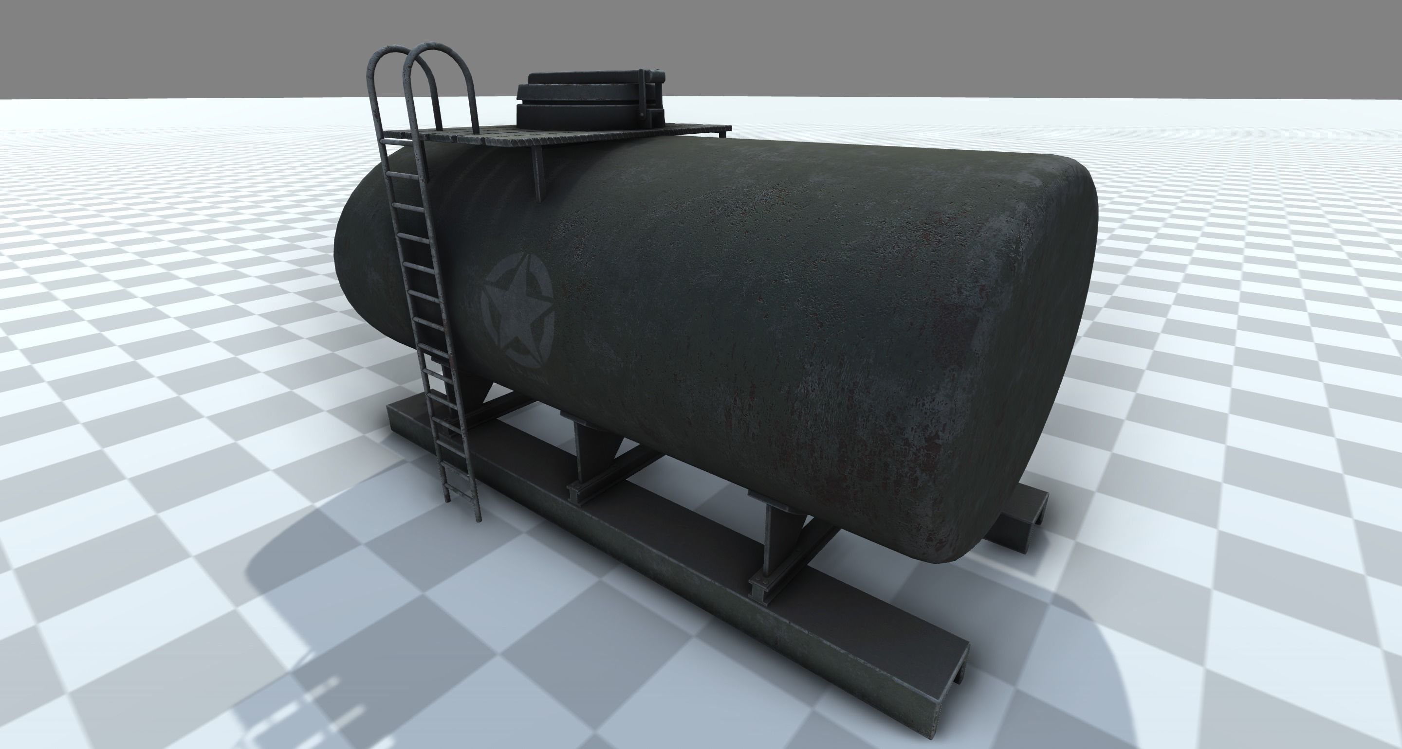 Military Gas Tank 3D model | CGTrader