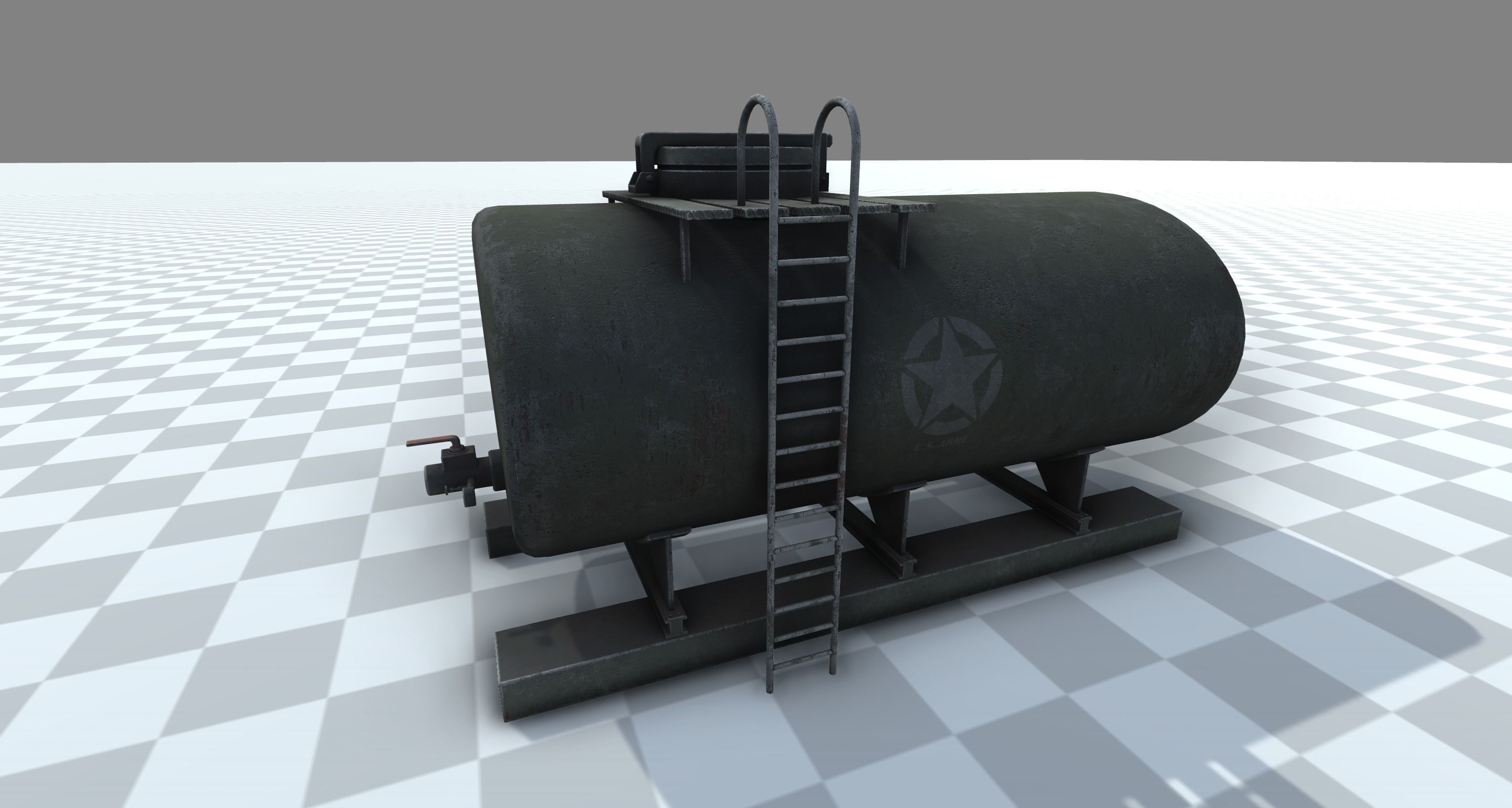Military Gas Tank 3D model | CGTrader