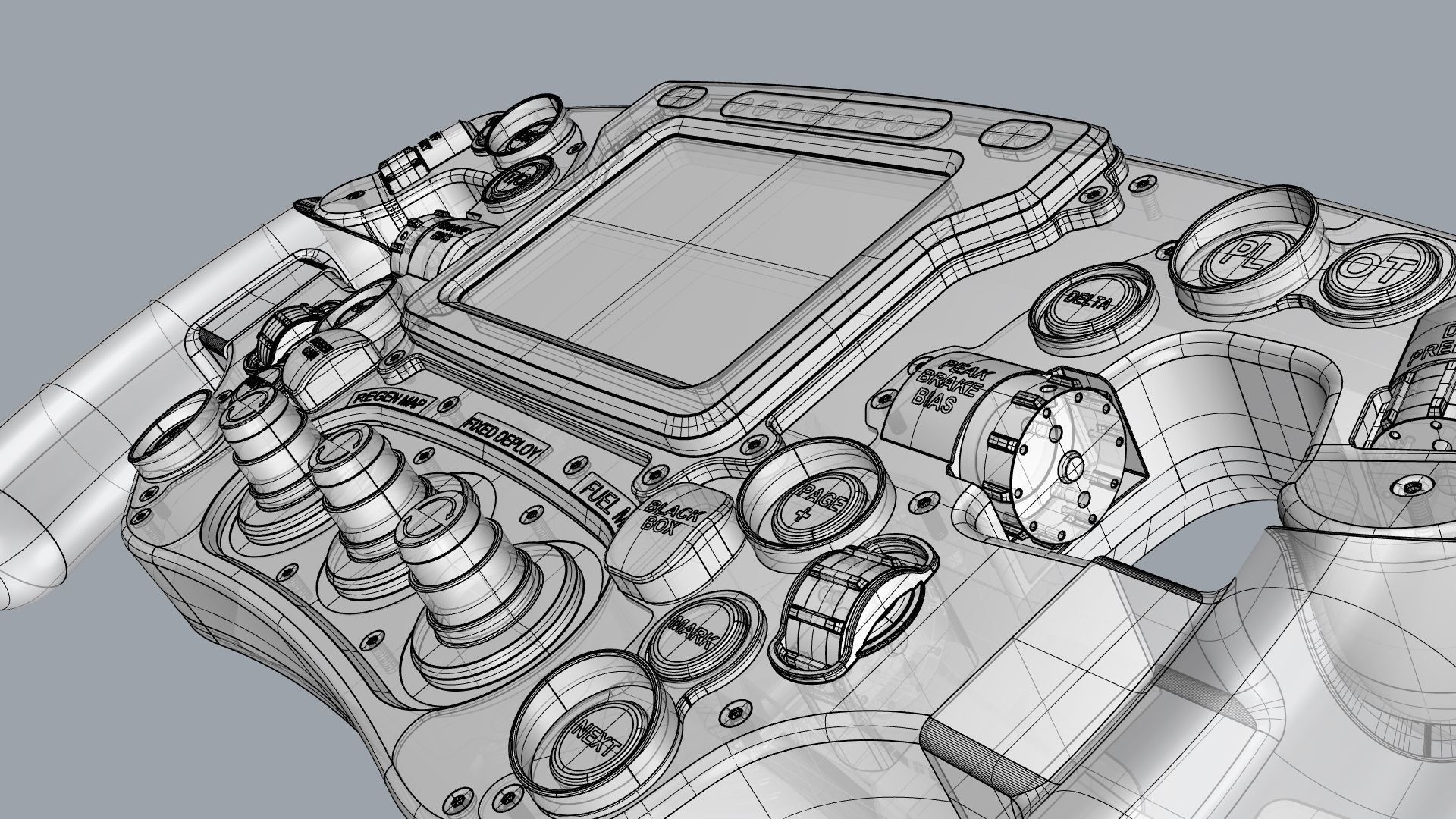 PRECISION SIM ENGINEERING GPX STEERING WHEEL 3D model | CGTrader