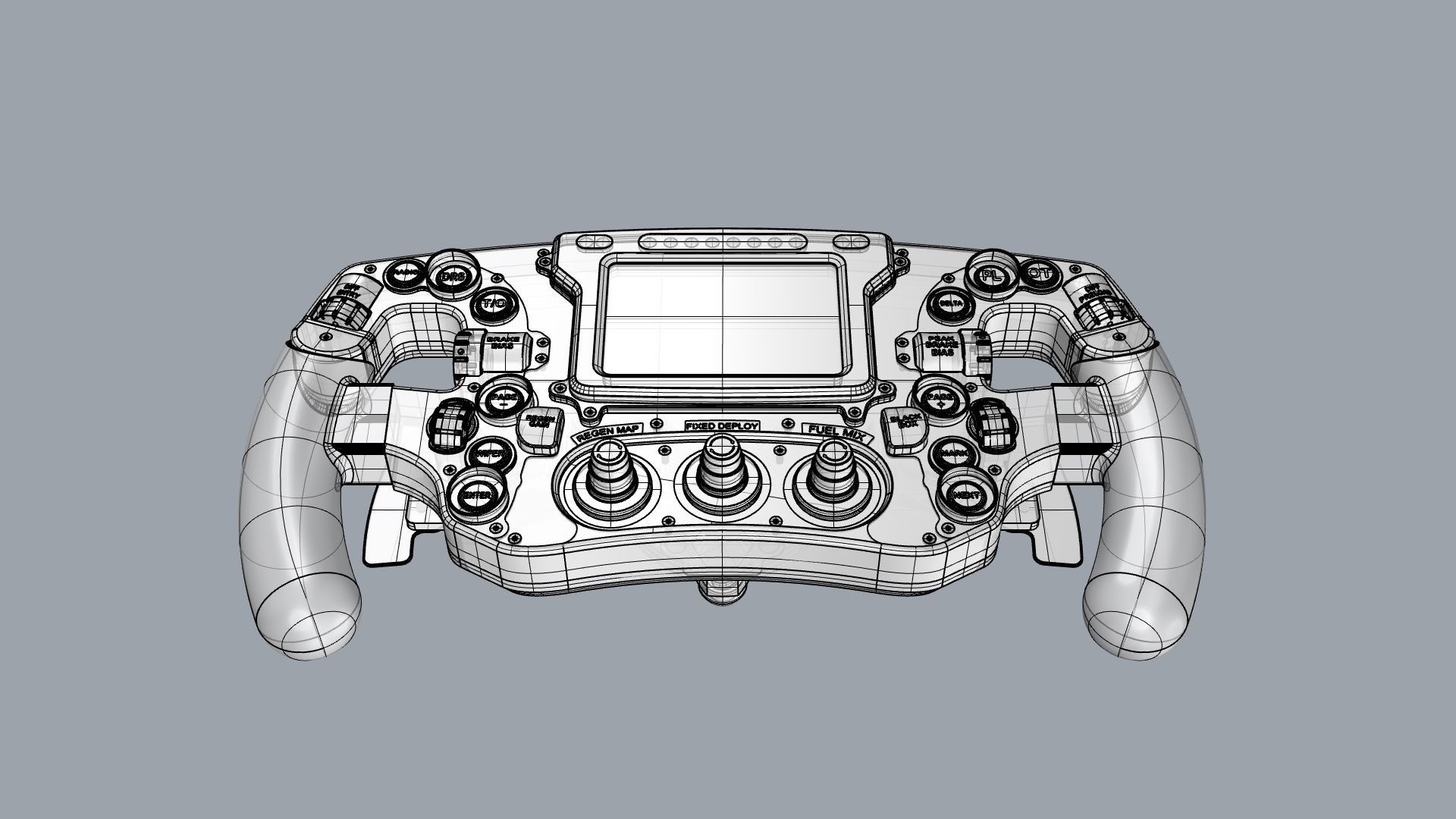 PRECISION SIM ENGINEERING GPX STEERING WHEEL 3D model | CGTrader