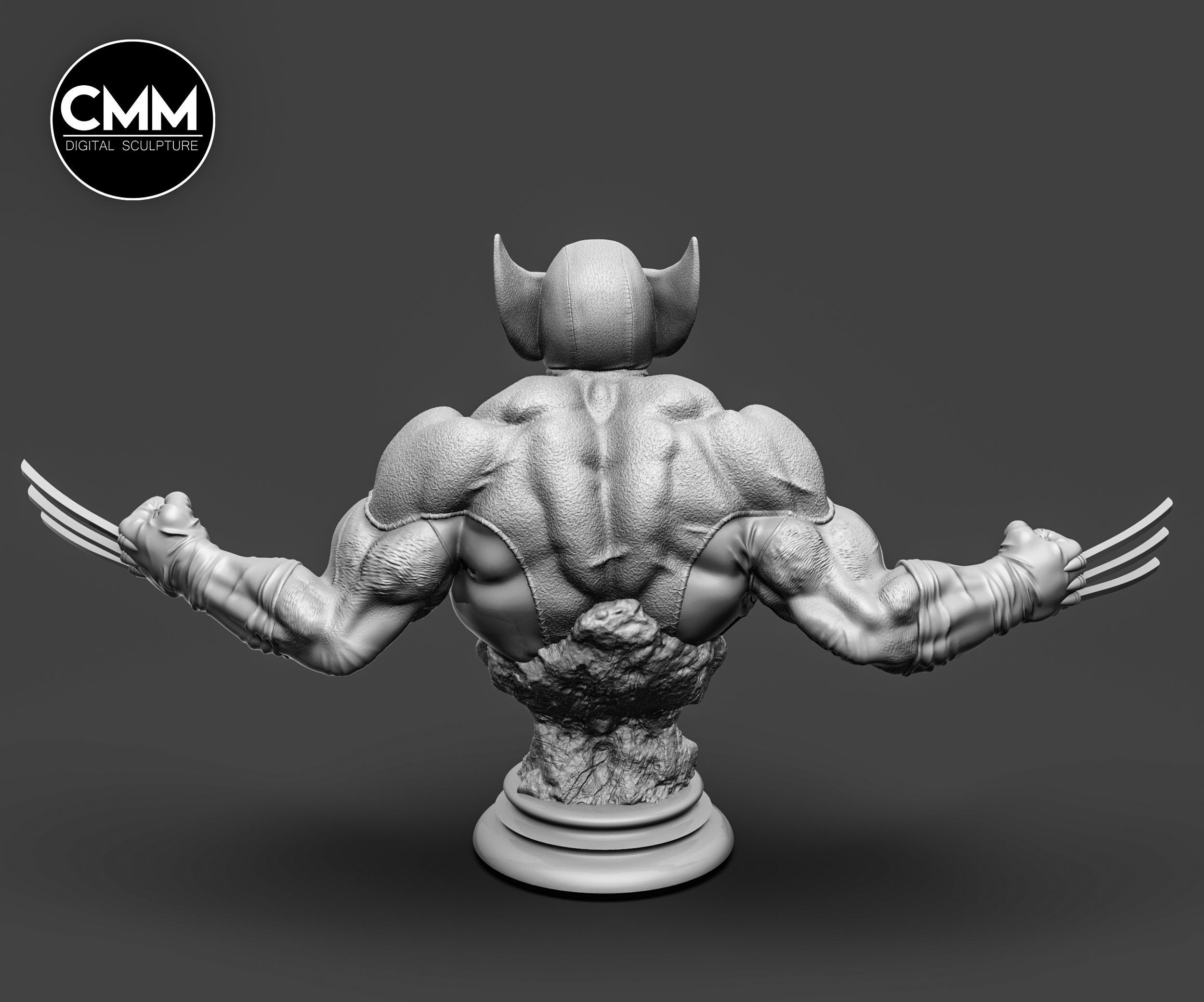 wolverine bust fan art 3D model 3D printable | CGTrader