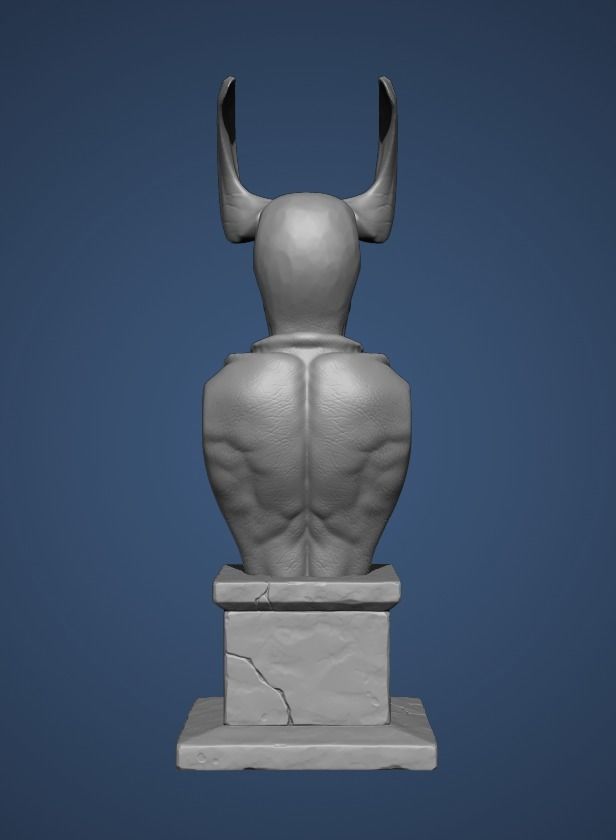 Demon Bust for 3D Print 3D model 3D printable | CGTrader