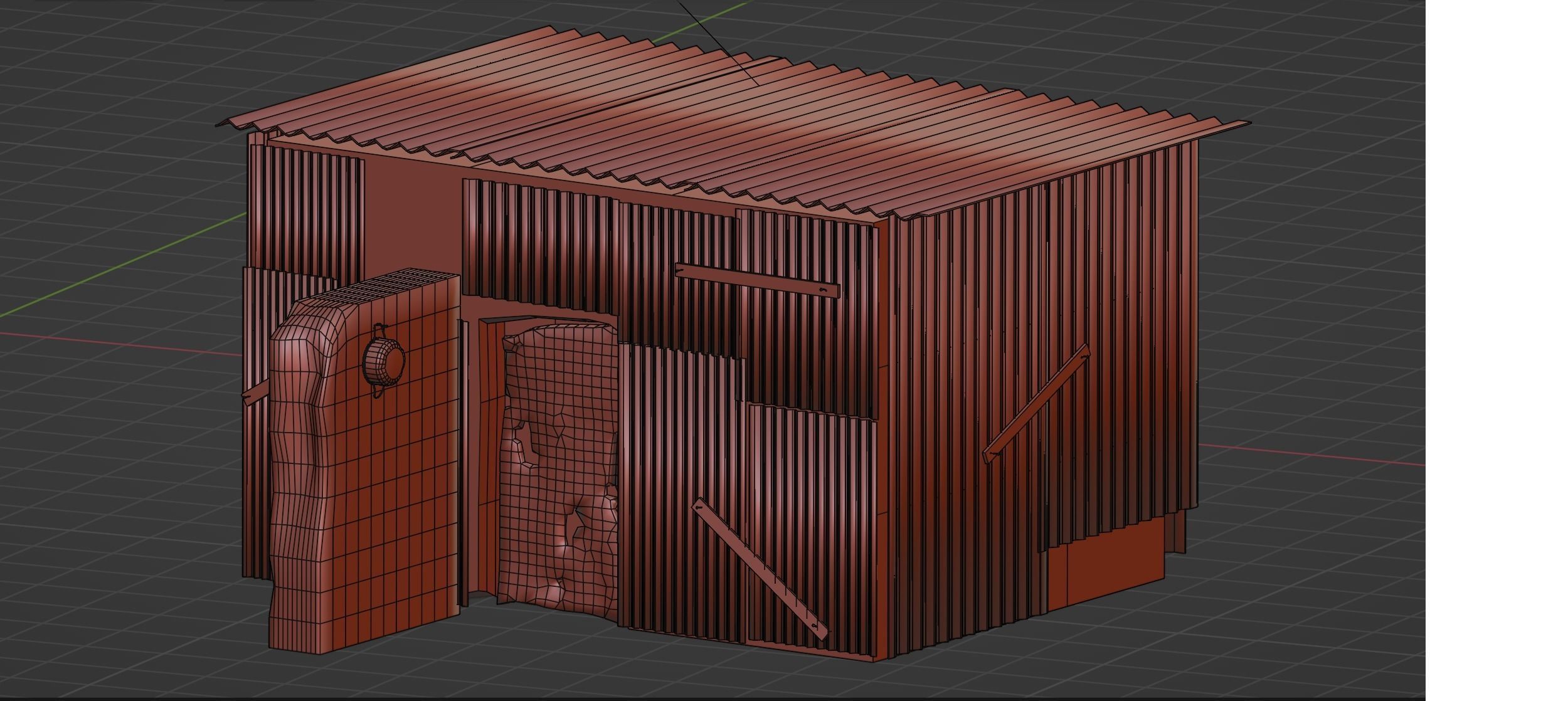 3D model Tin House VR / AR / low-poly | CGTrader