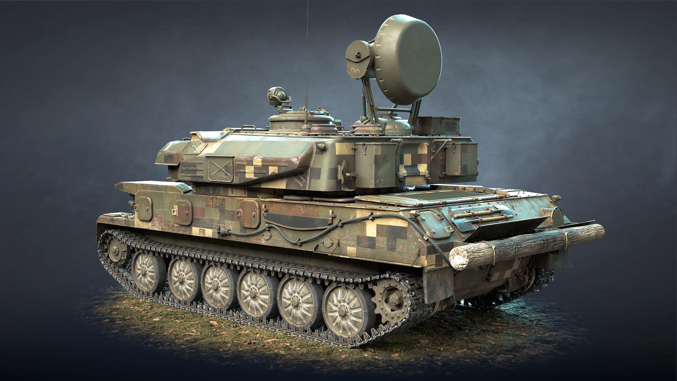 3D model ZSU-23-4 Shilka Game Ready VR / AR / low-poly | CGTrader