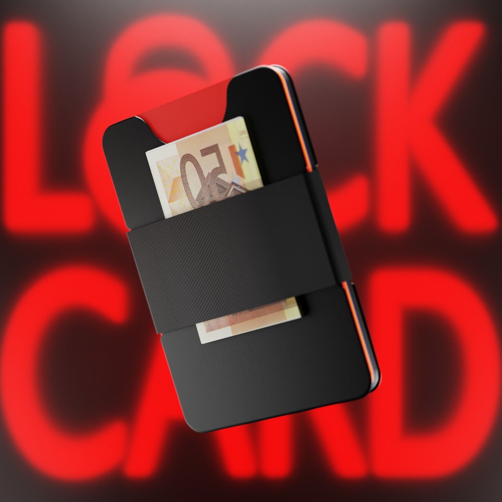 LockCard Wallet 3D free 3D model | CGTrader