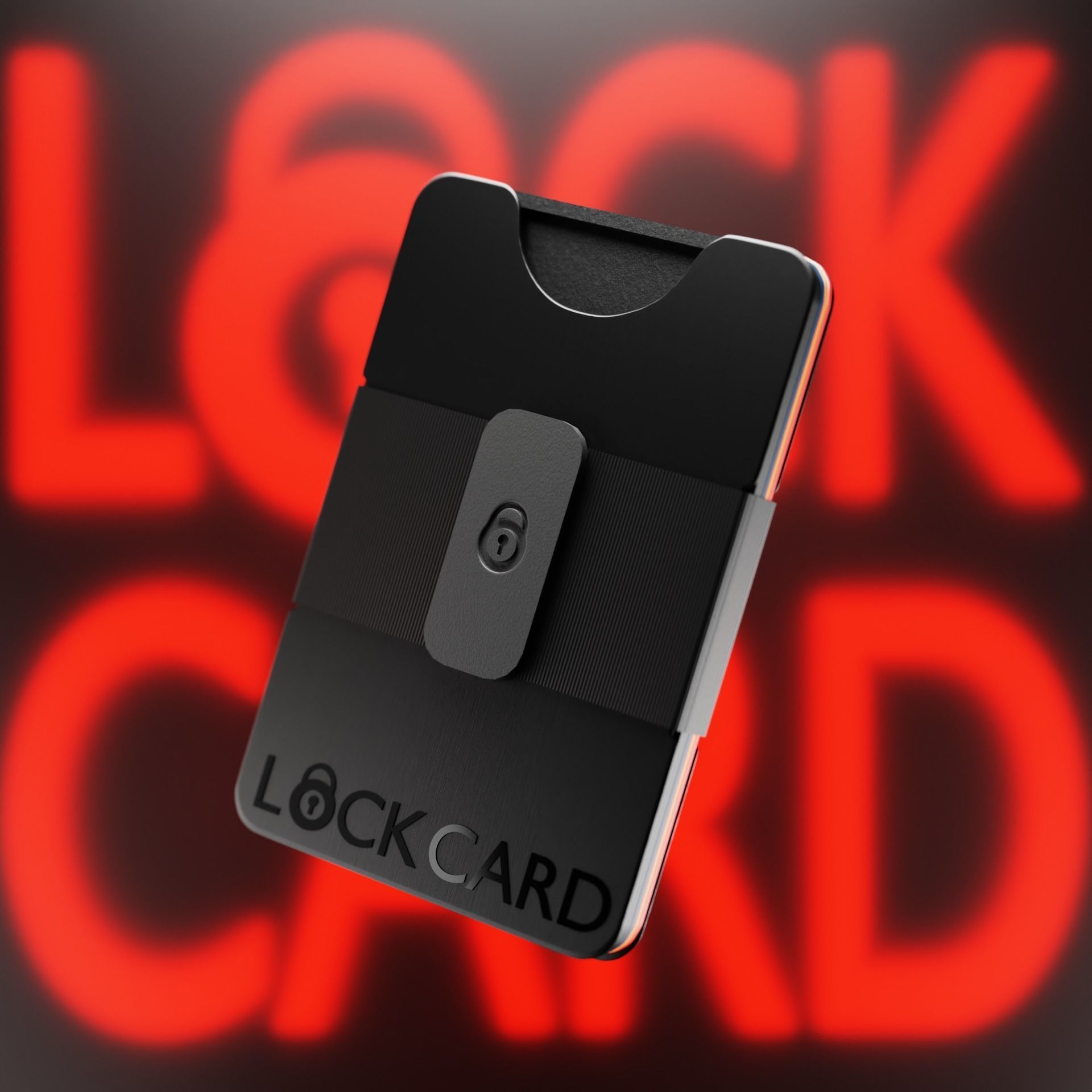 LockCard Wallet 3D free 3D model | CGTrader