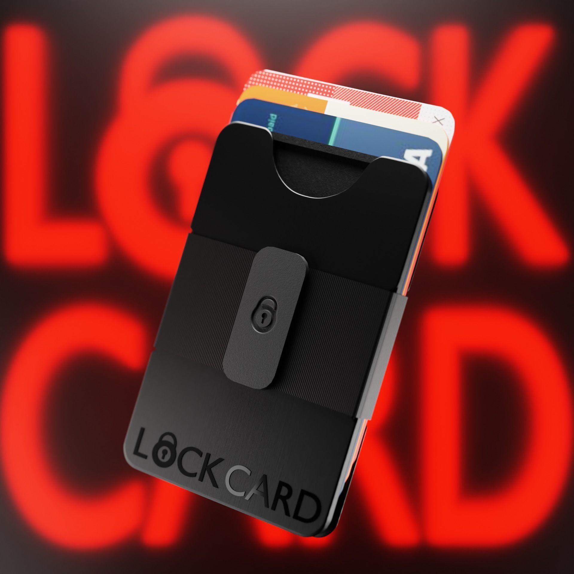 LockCard Wallet 3D free 3D model | CGTrader