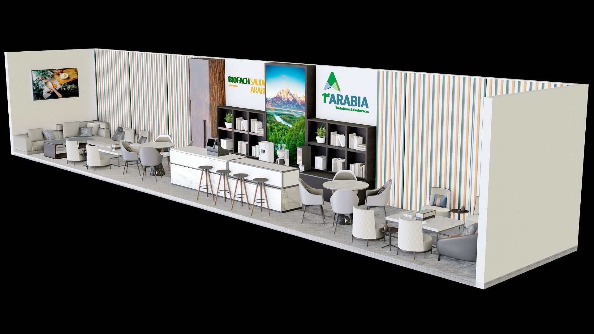 Booth Design Latest free 3D model | CGTrader