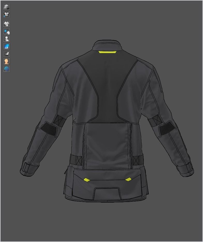 The Jacket 07 - 97 Marvelous Designer and Clo3D 3D model | CGTrader