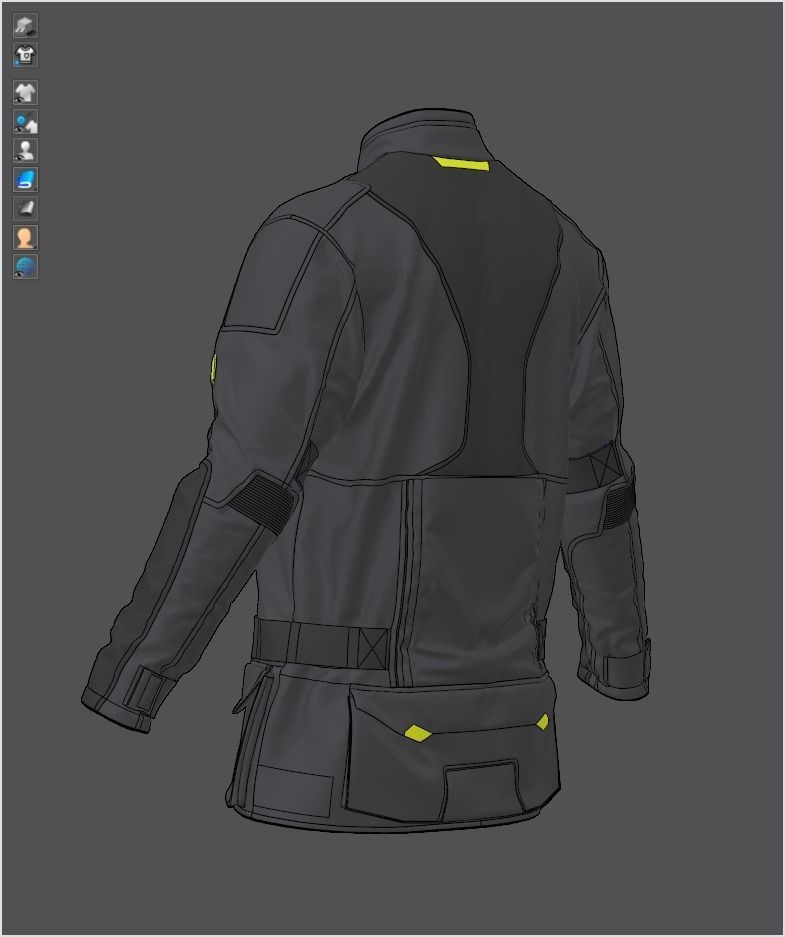 The Jacket 07 - 97 Marvelous Designer and Clo3D 3D model | CGTrader