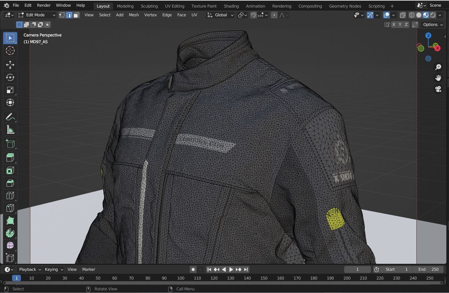 The Jacket 07 - 97 Marvelous Designer and Clo3D 3D model | CGTrader