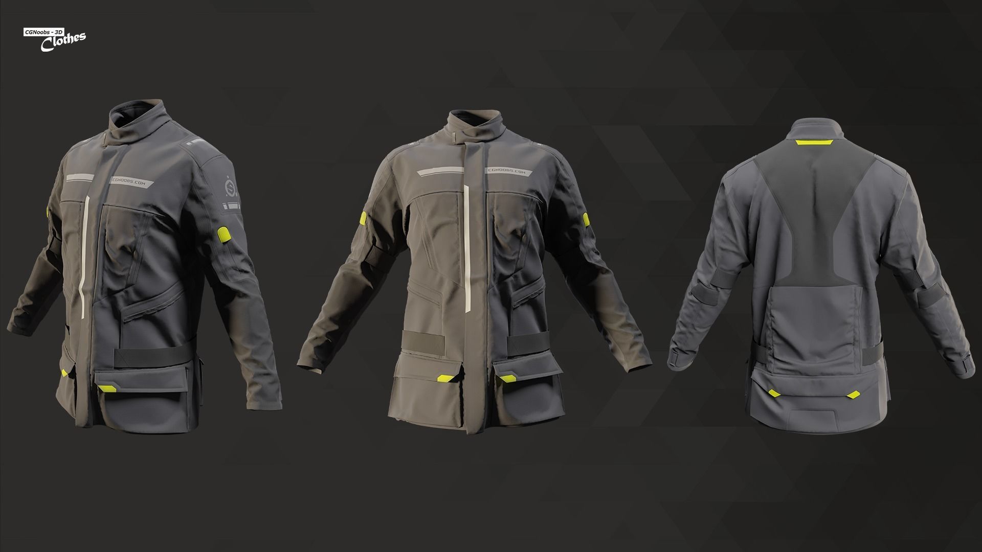 The Jacket 07 - 97 Marvelous Designer and Clo3D 3D model | CGTrader