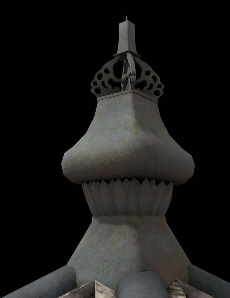 Korean Traditional Watchtower - Dongsipjagak 3D model | CGTrader