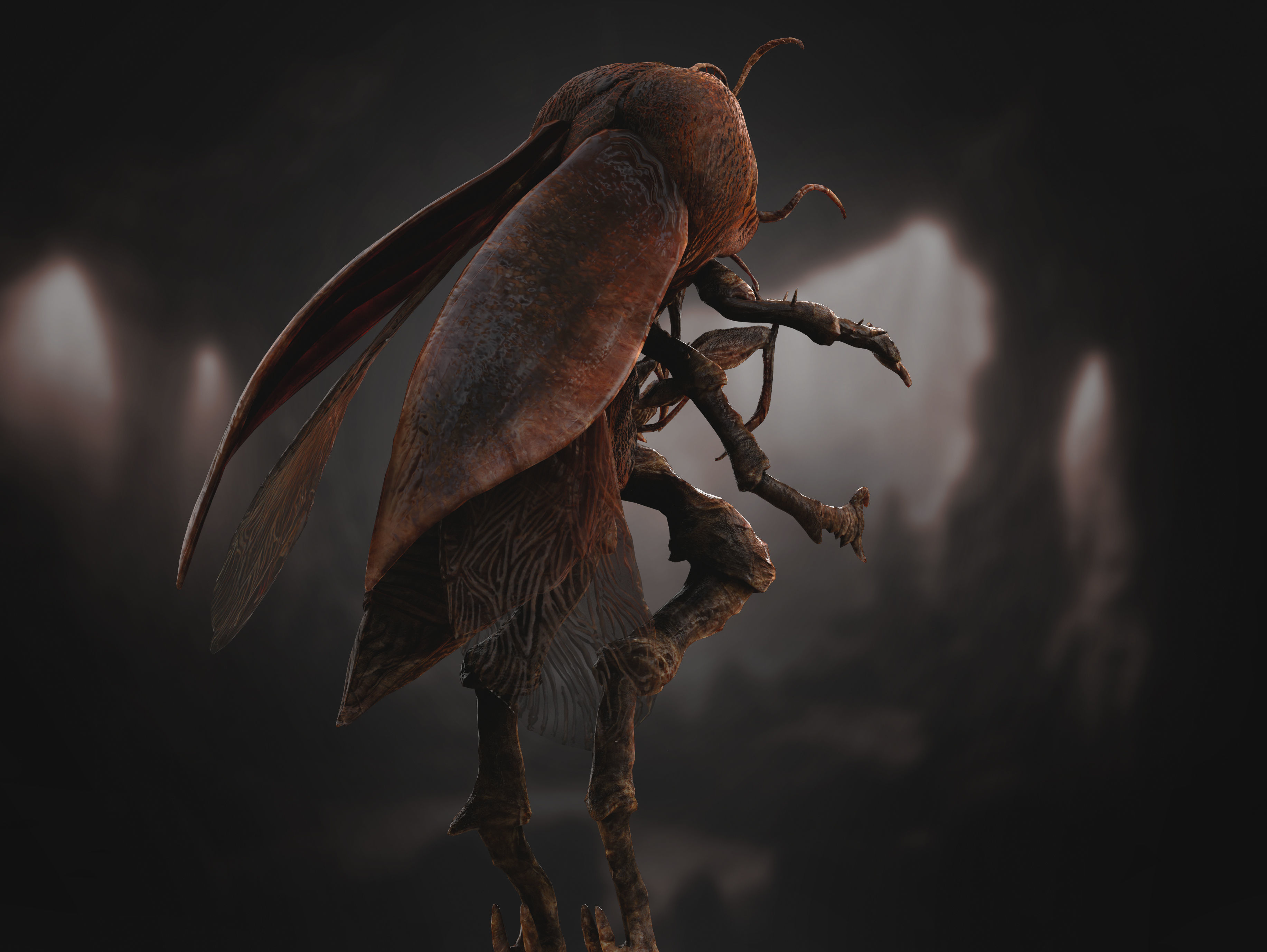 3D model Insectoid Creature VR / AR / low-poly | CGTrader