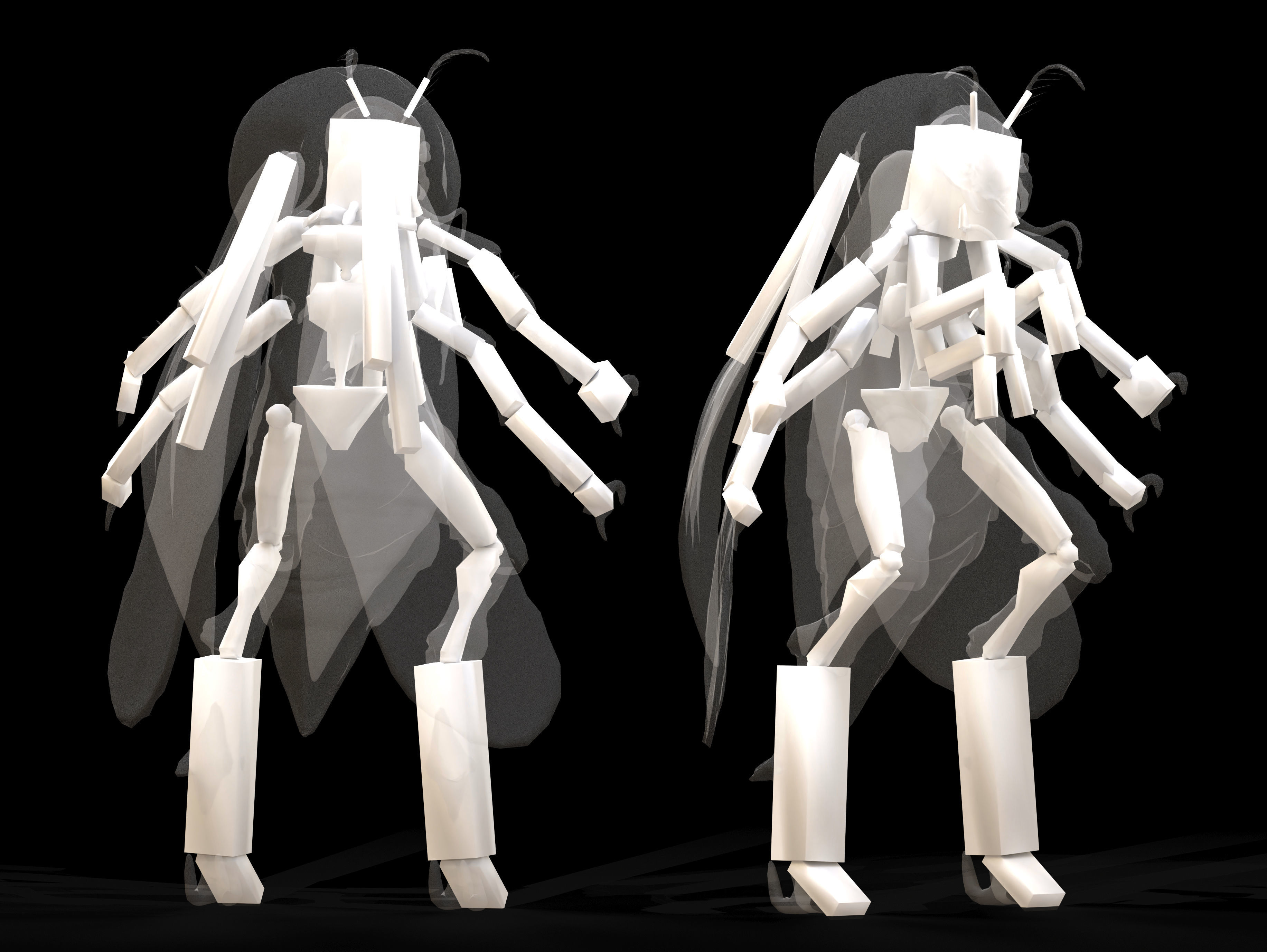 3D model Insectoid Creature VR / AR / low-poly | CGTrader