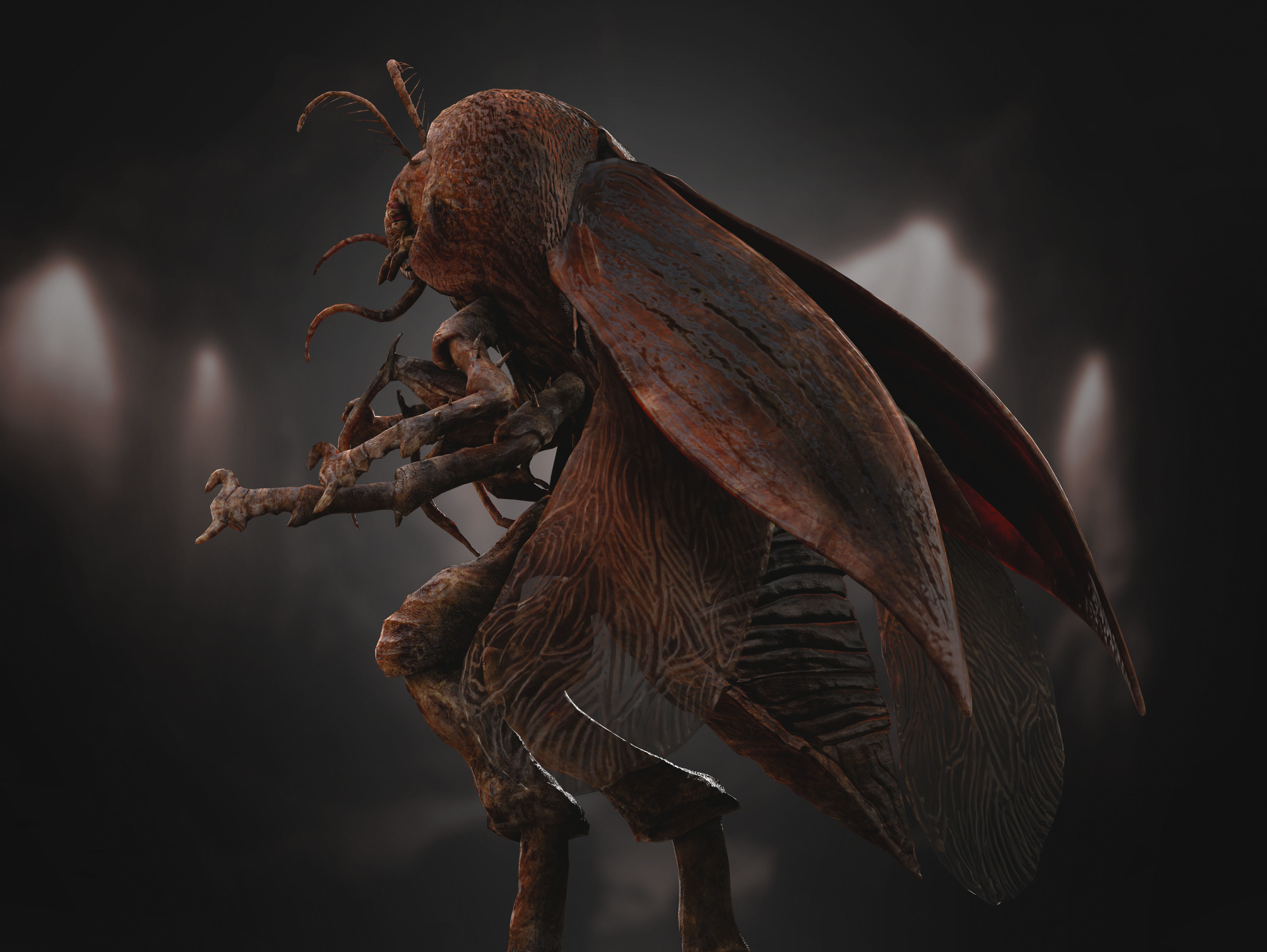 3D model Insectoid Creature VR / AR / low-poly | CGTrader