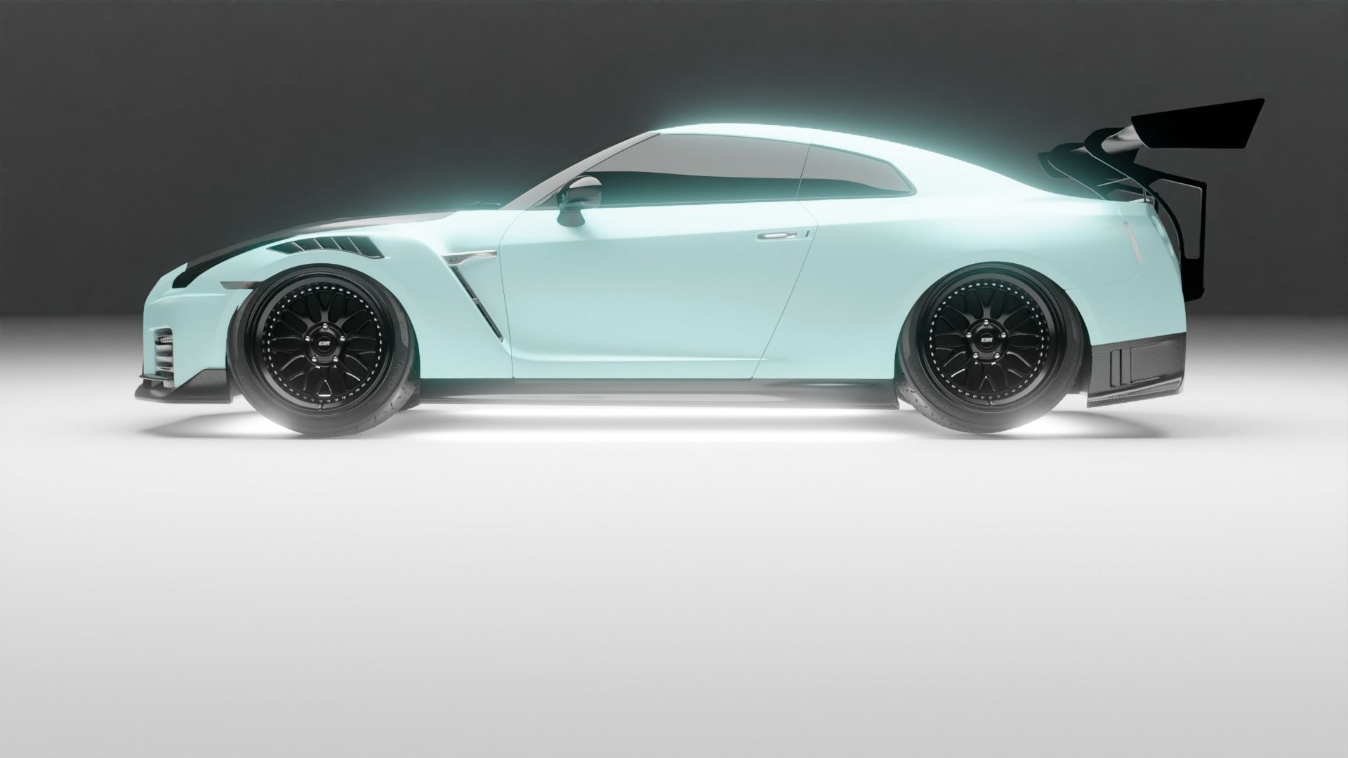 Nissan GTR CRYSTAL EDTION Special ONE 3D model animated rigged | CGTrader