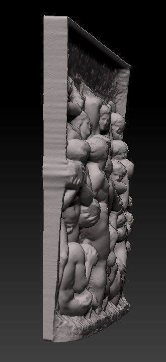 MICHELANGELO Battaglia dei centauri battle of centaurus 3D model 3D printable | CGTrader