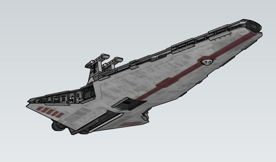 3D model Star Wars Venator VR / AR / low-poly | CGTrader