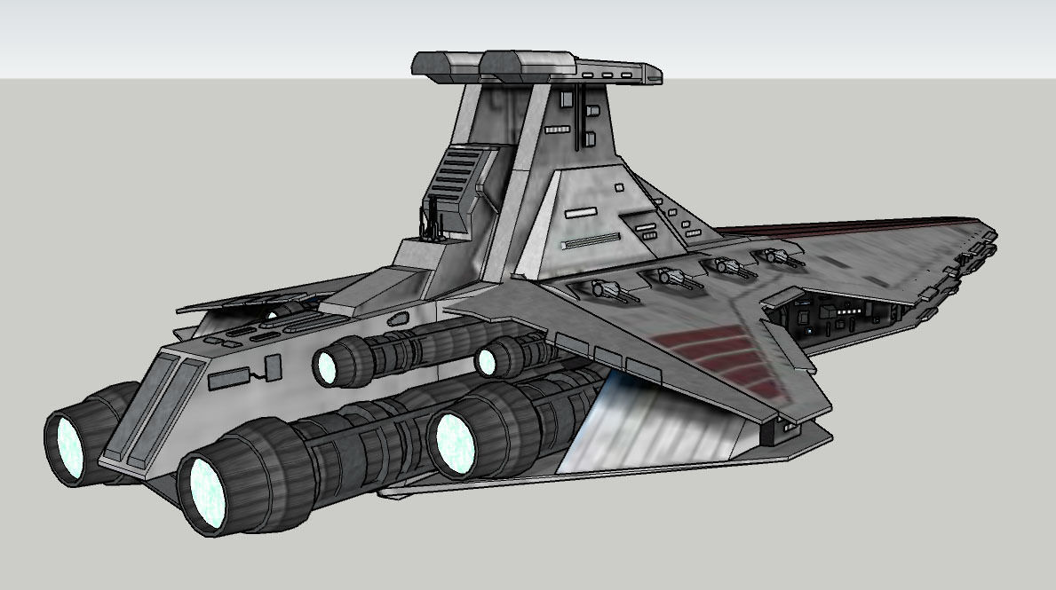 3D model Star Wars Venator VR / AR / low-poly | CGTrader