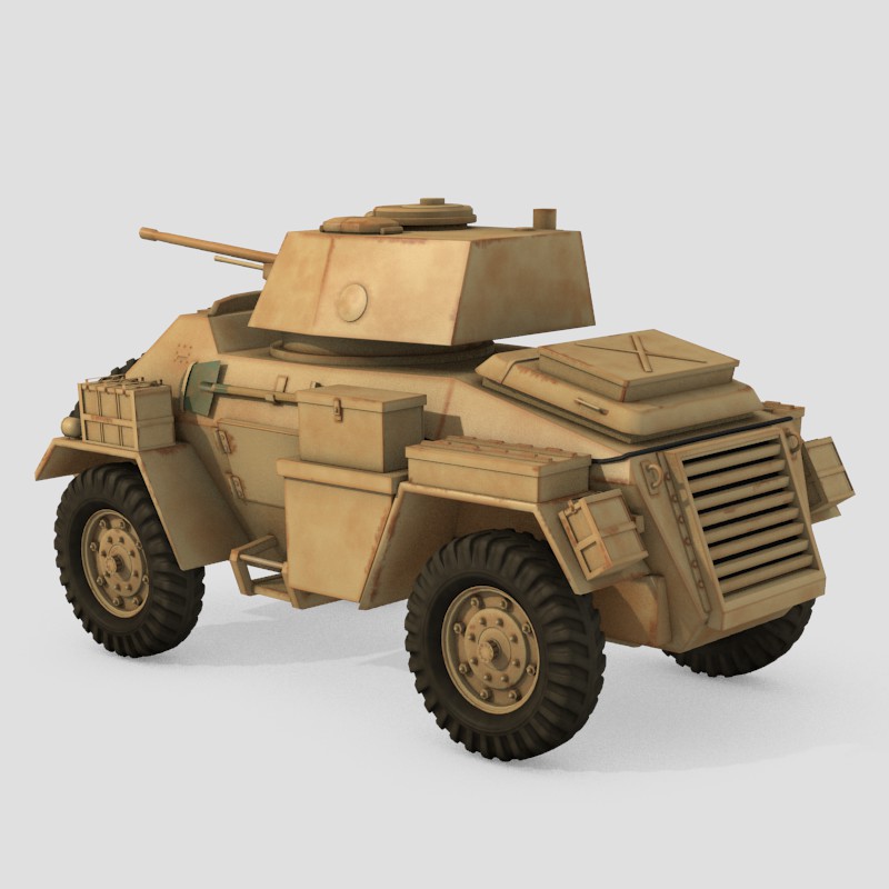 humber armored car mk ii 3D Models - CGTrader.com