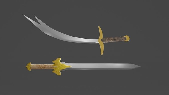 Weapon Katana Sword Blade 3D model 3D model | CGTrader