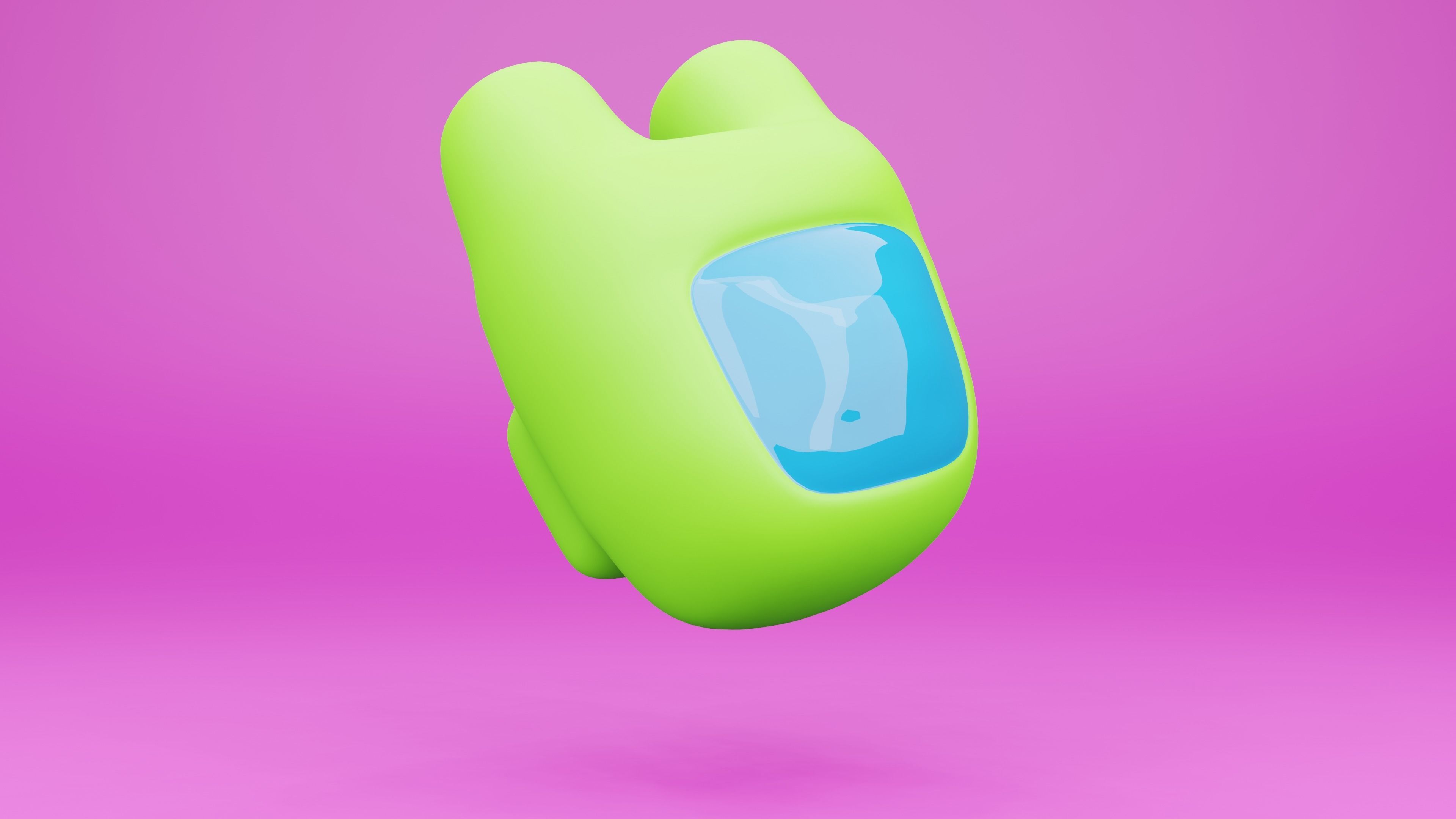 3D render Game Among Us light green body 3D model | CGTrader