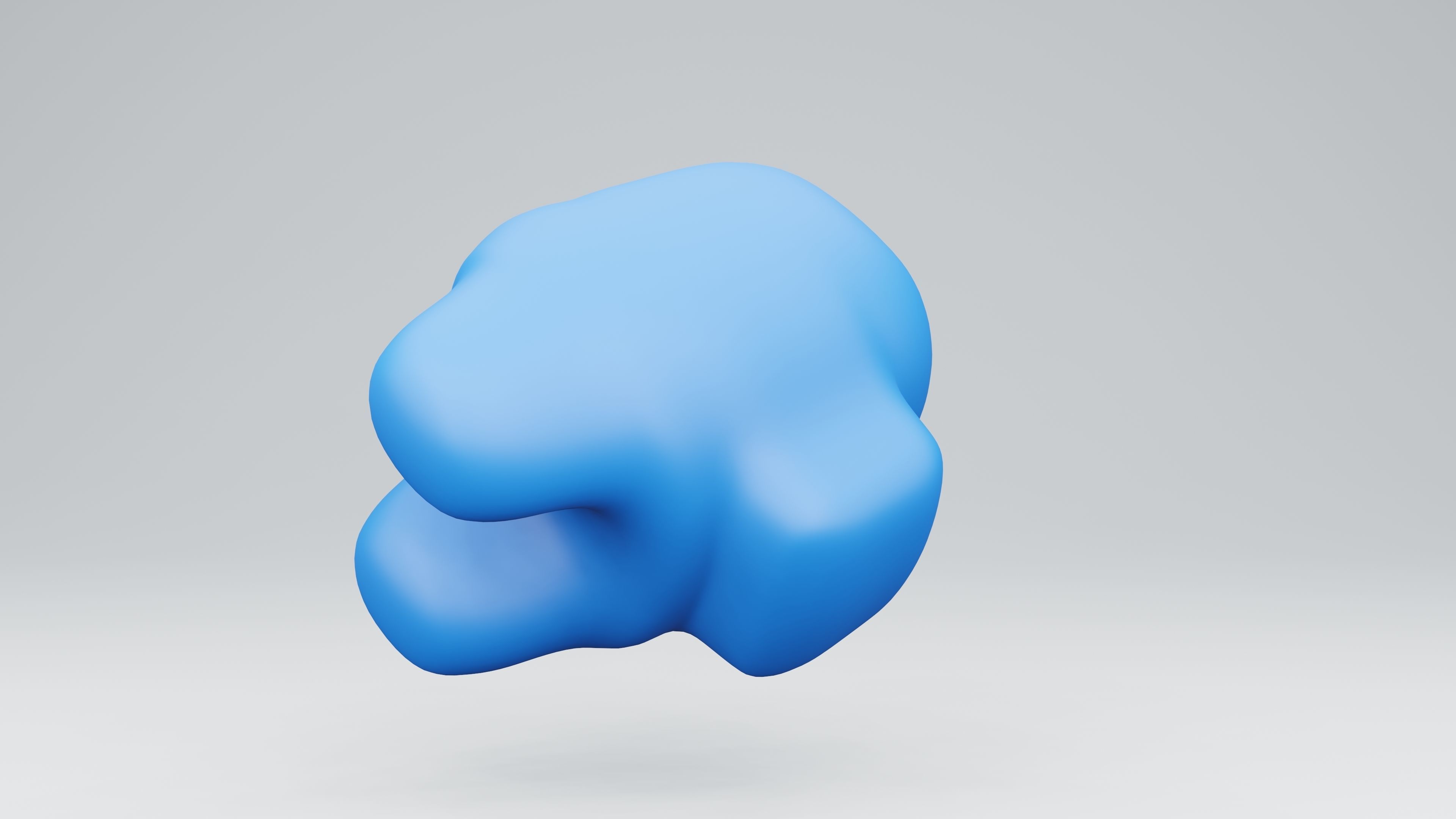 3D render Game Among Us light blue body free 3D model | CGTrader