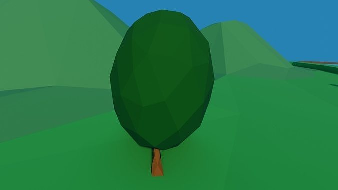 Small Low Poly Tree free VR / AR / low-poly 3D model | CGTrader