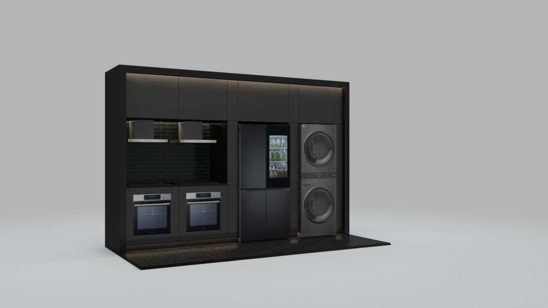 LG Kitchen showcase 3D model | CGTrader