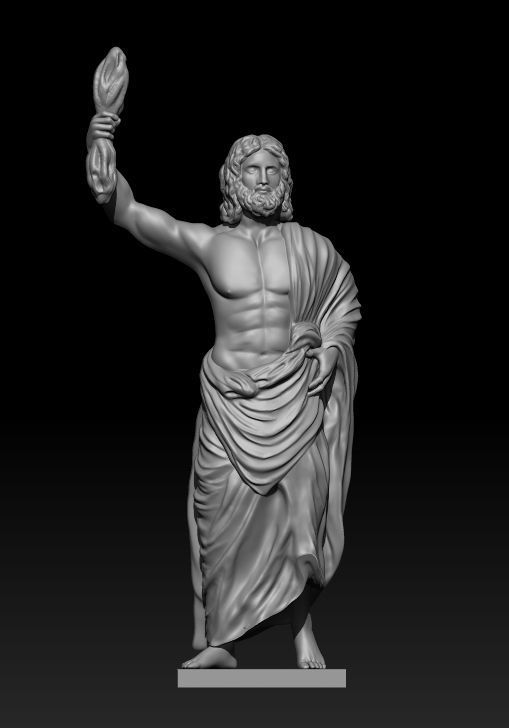 Greek Gods and Goddesses - Zeus 3D print model 3D model 3D printable ...