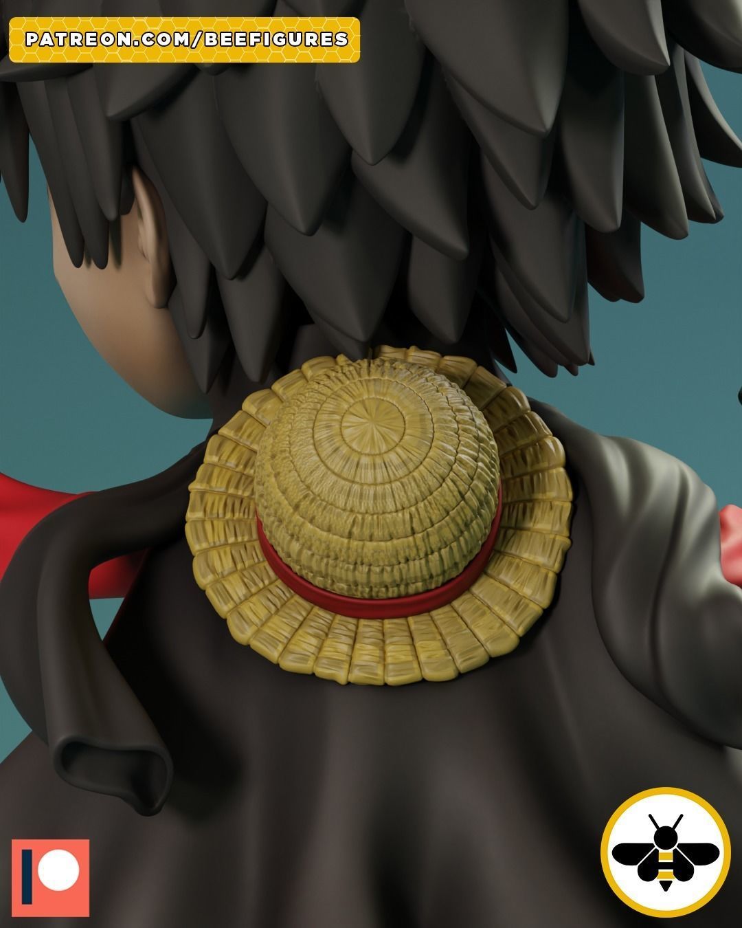LUFFY - ONE PIECE - FAN ART 3D model | CGTrader