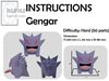 Gengar Pokemon PaperCraft Template 3D model | CGTrader