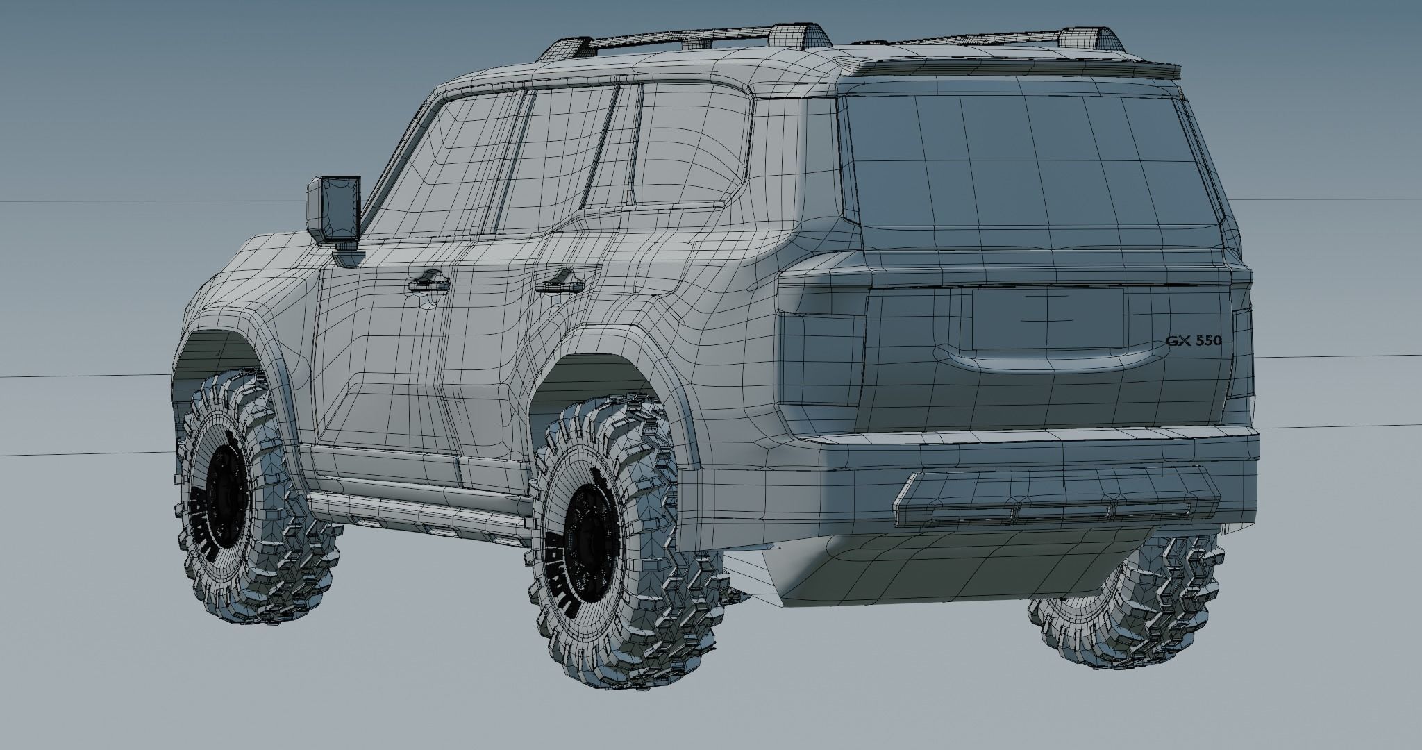 Lexus GX 500 2023 3D model 3D model rigged | CGTrader