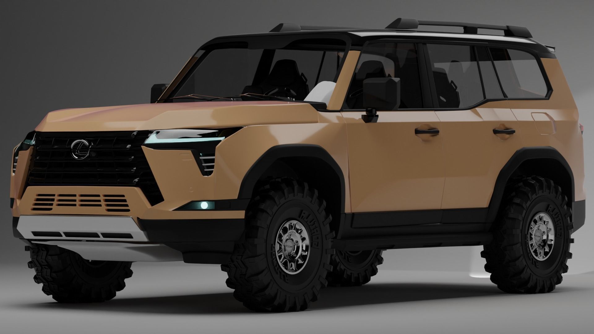Lexus GX 500 2023 3D model 3D model rigged | CGTrader