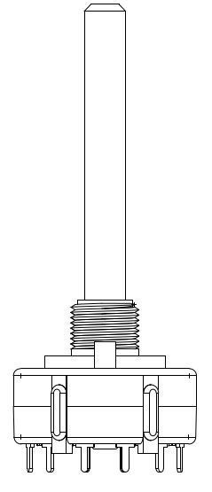 Rotary switch 2 circuits 6 positions 3D model | CGTrader